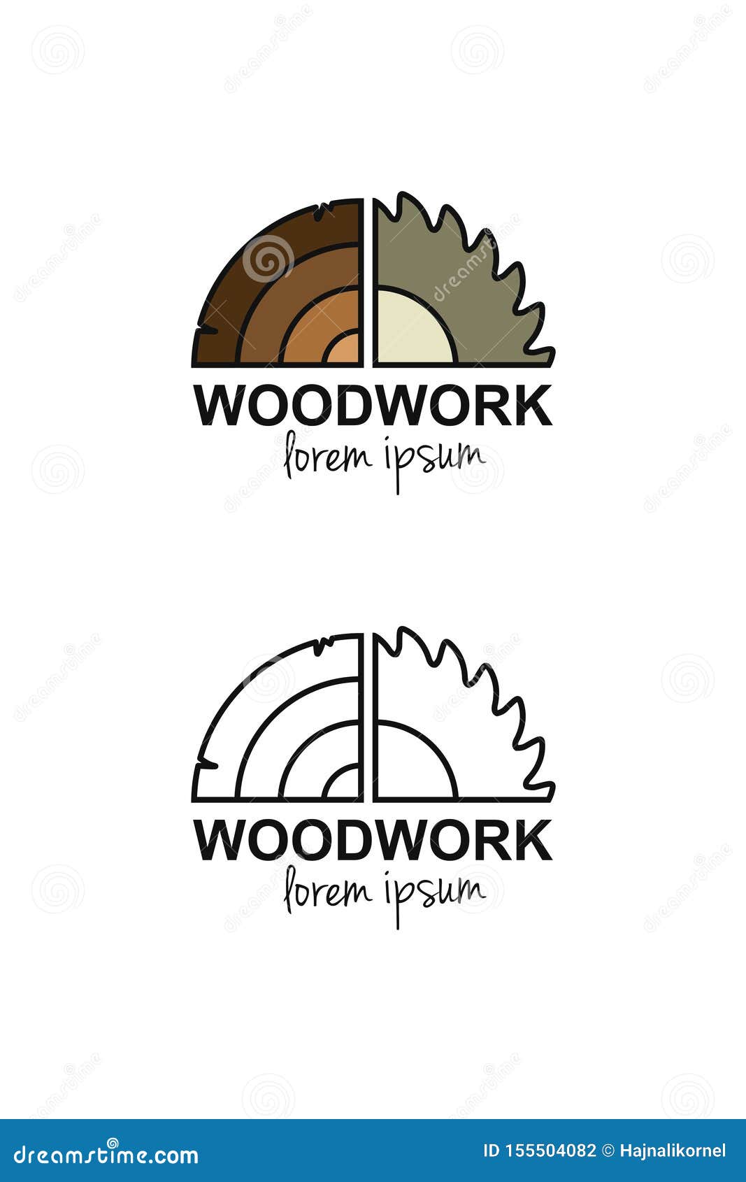 Woodworking logo concept stock vector. Illustration of carpenter ...