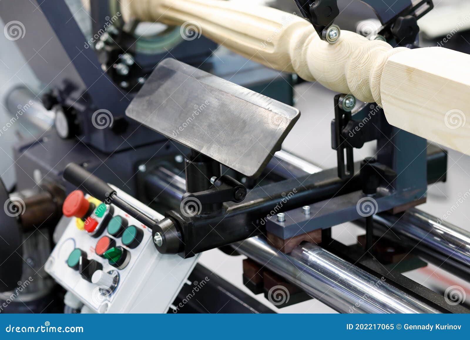 Woodworking lathe machine stock image. Image of equipment - 202217065
