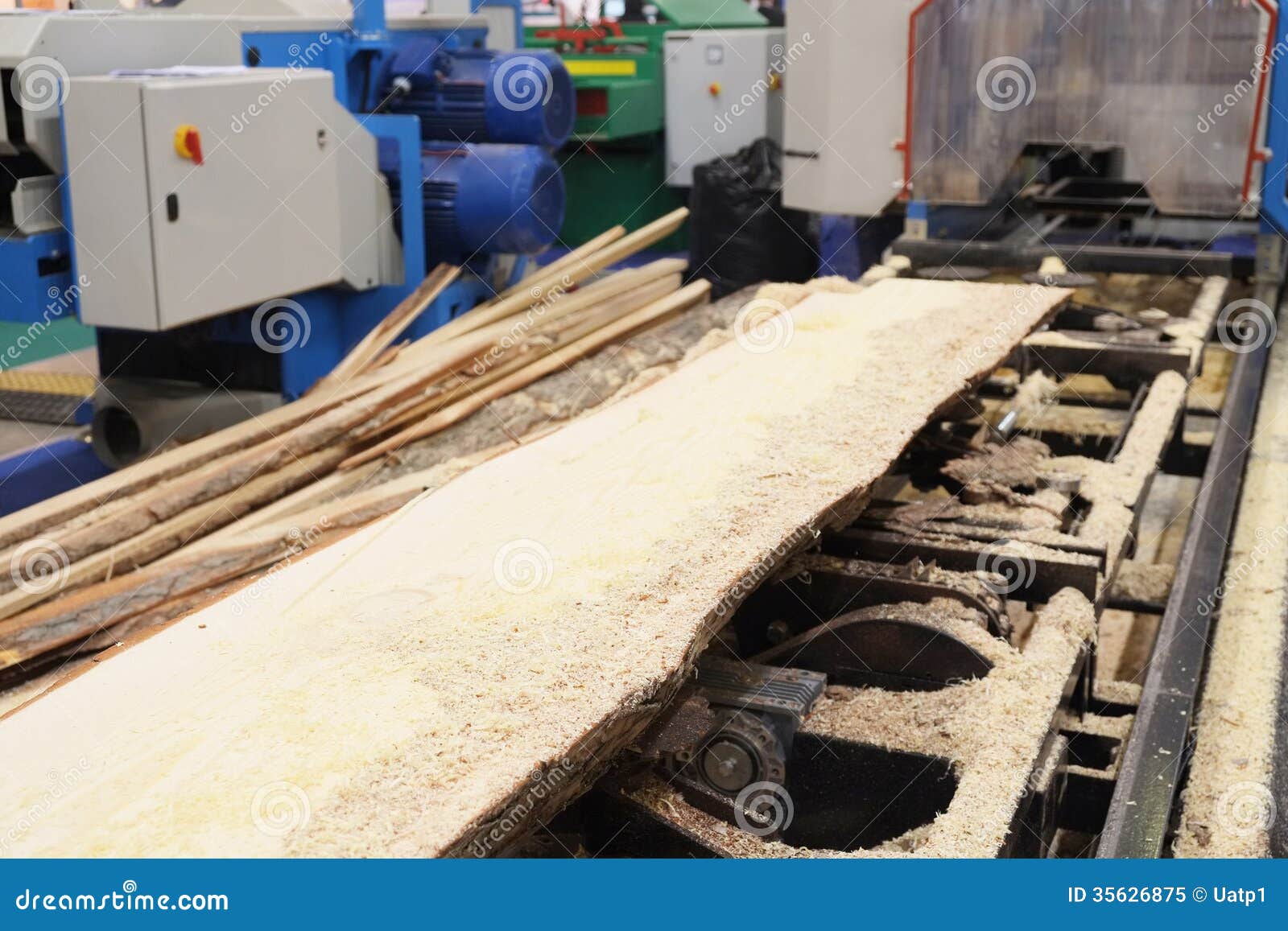 Woodworking machine stock image. Image of forestry, carving - 35626875