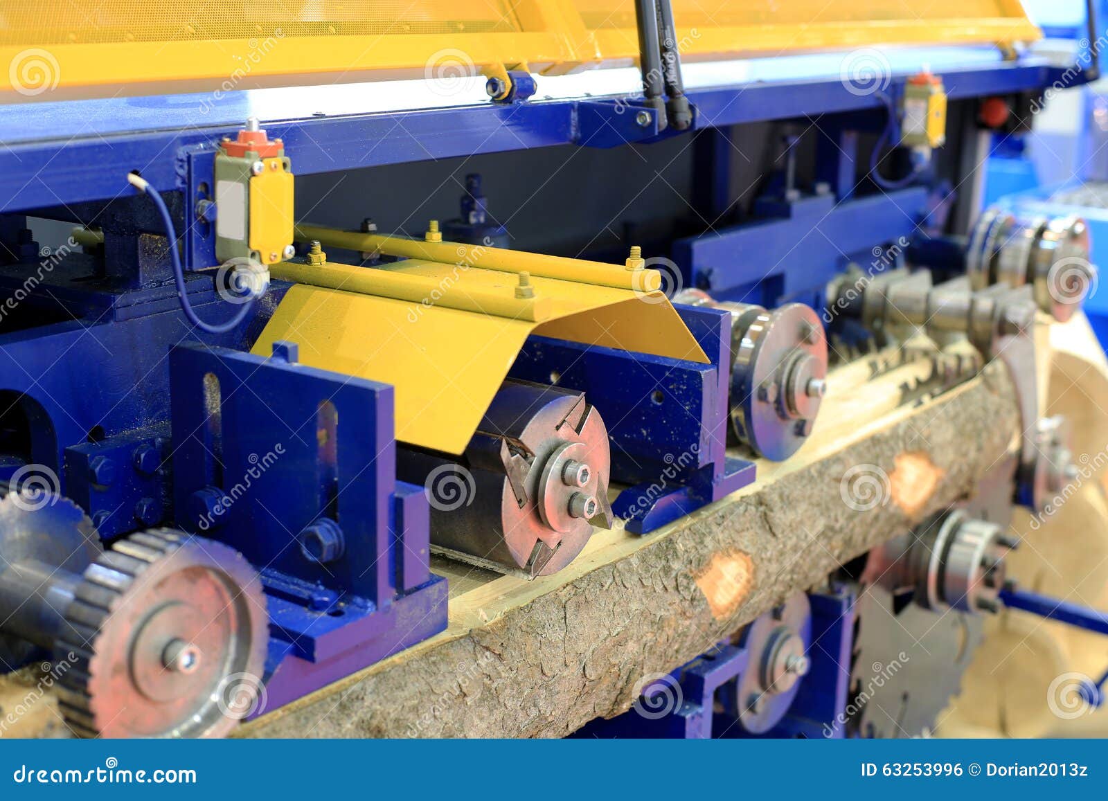 Woodworking machine stock photo. Image of profile, installation - 63253996