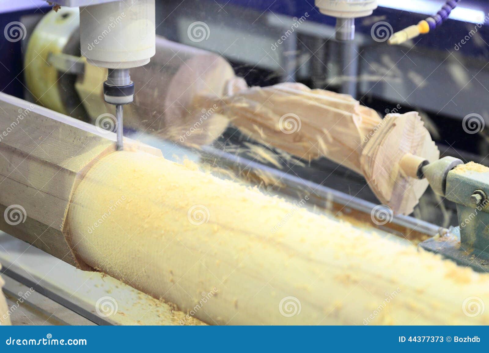 Woodworking Milling CNC Machine Stock Image - Image of acting ...