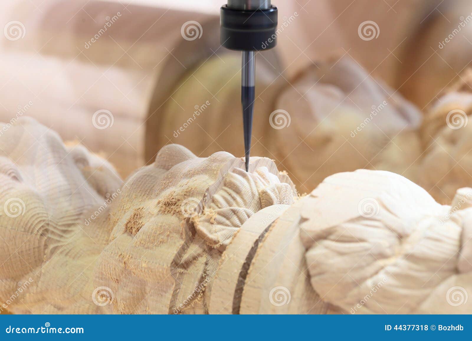 Woodworking Milling and Copy Machine Stock Photo - Image of cutter ...