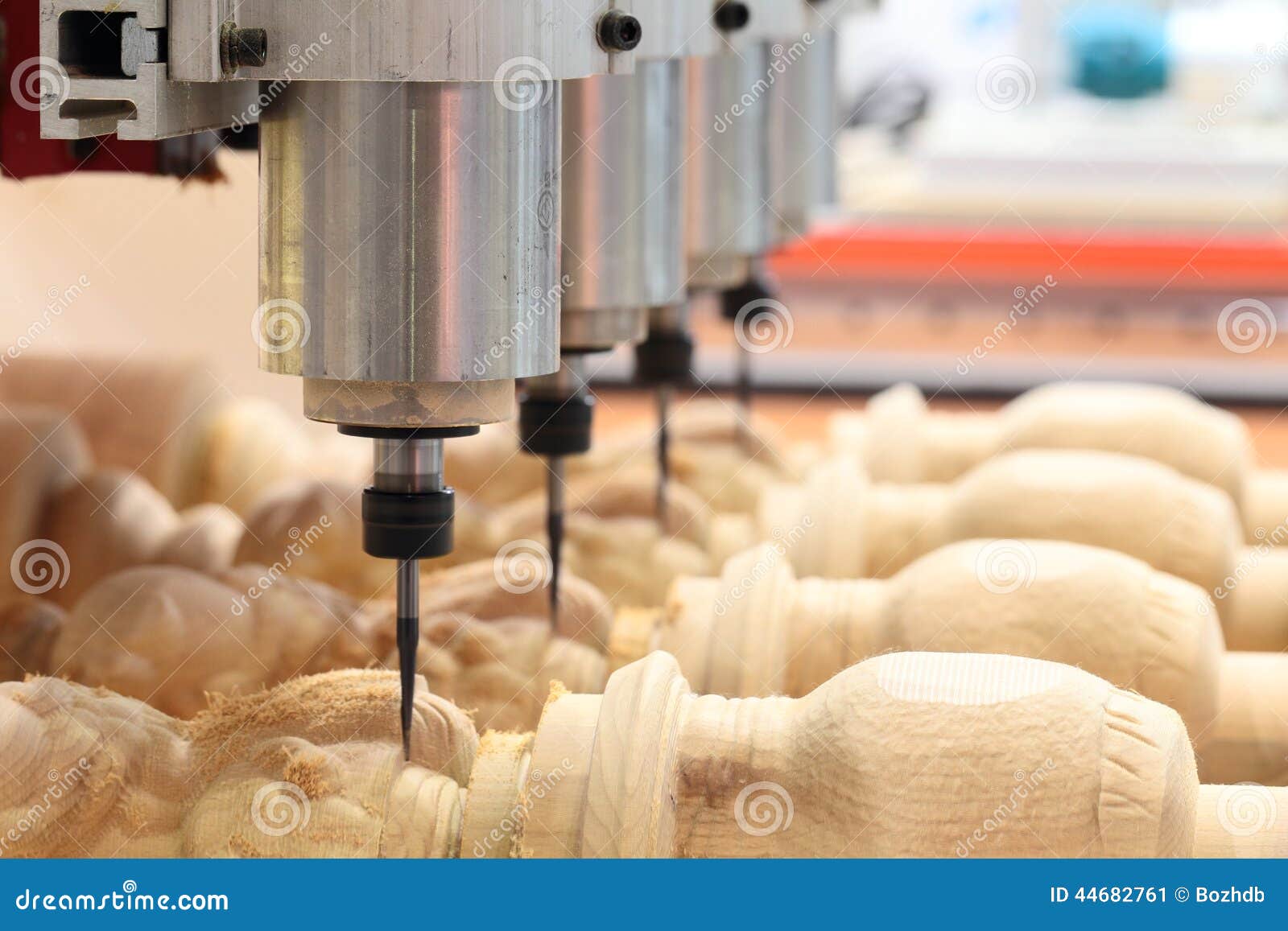 Woodworking Milling and Copy Machine Stock Image - Image of cutting ...