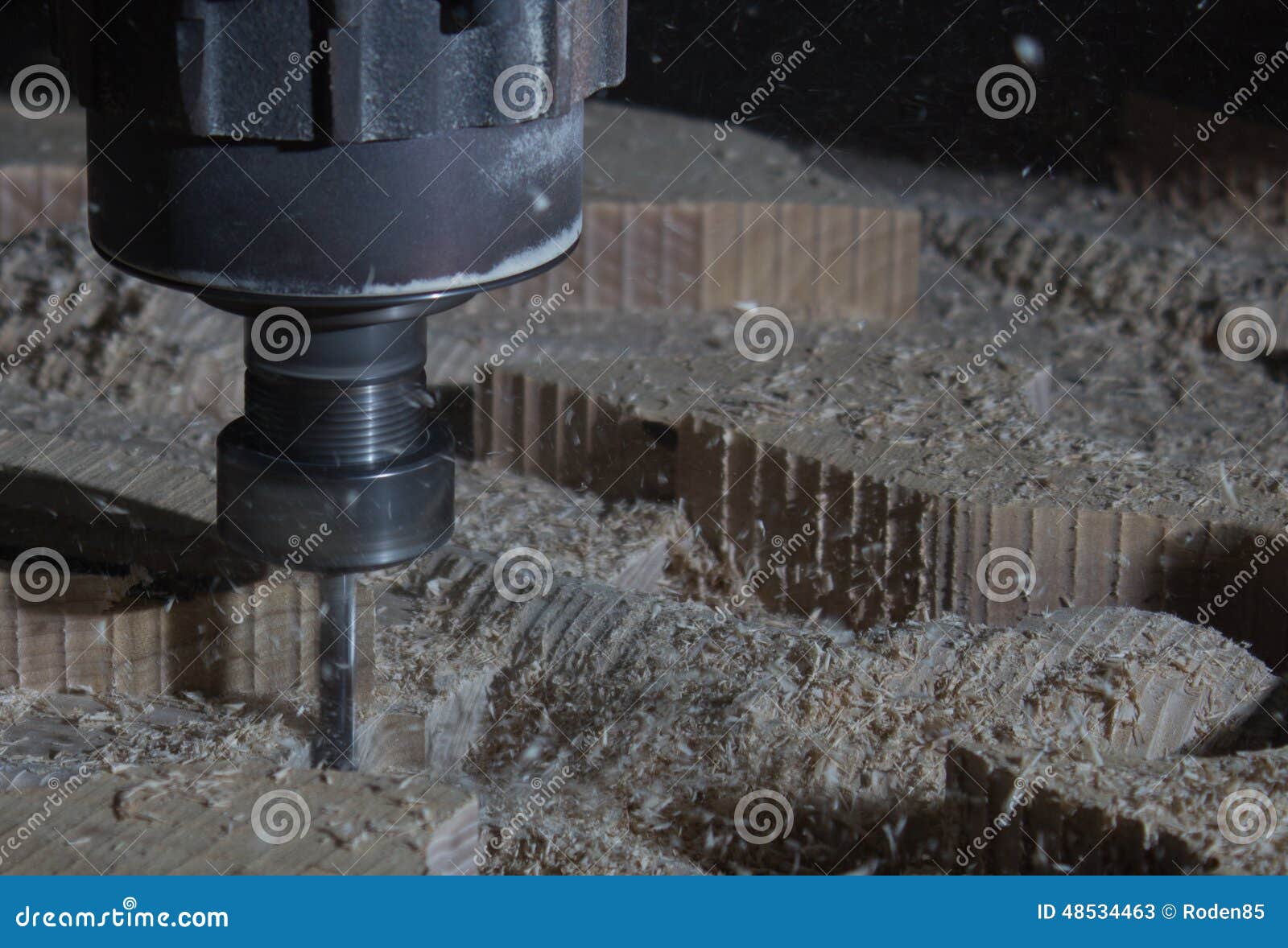 Woodworking Milling Machine Stock Image - Image of drawing, material ...