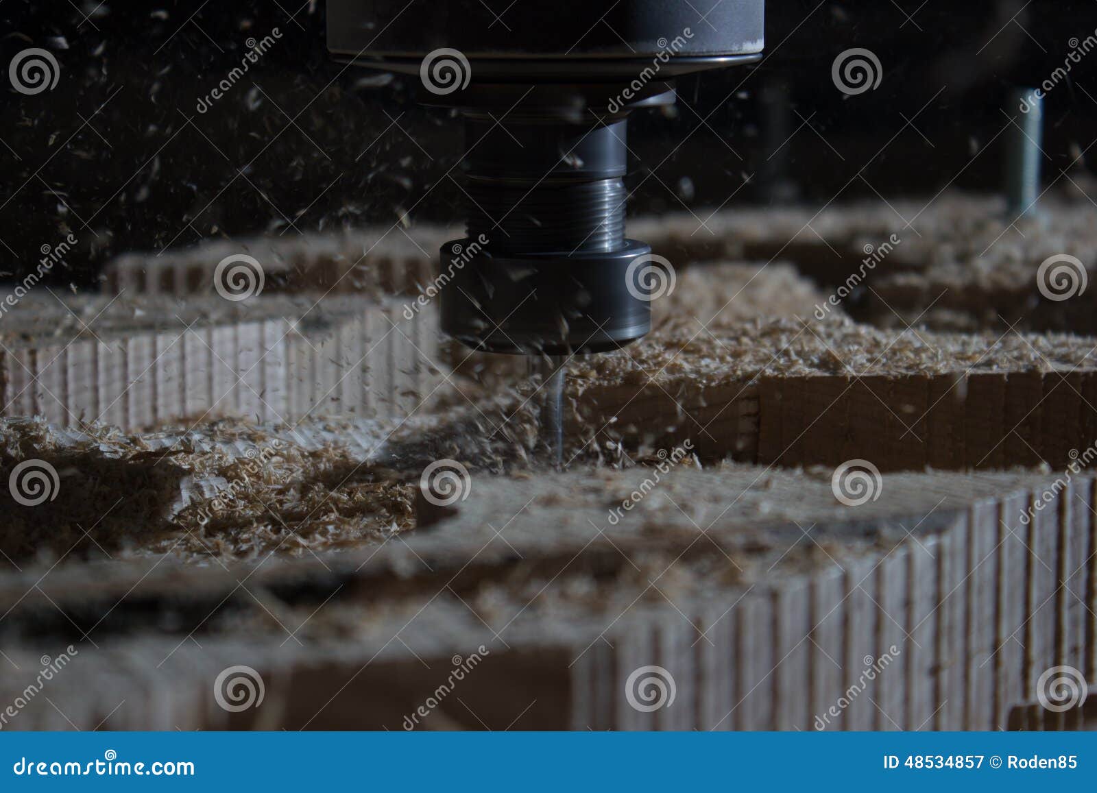 Woodworking Milling Machine Stock Image - Image of production, milling ...