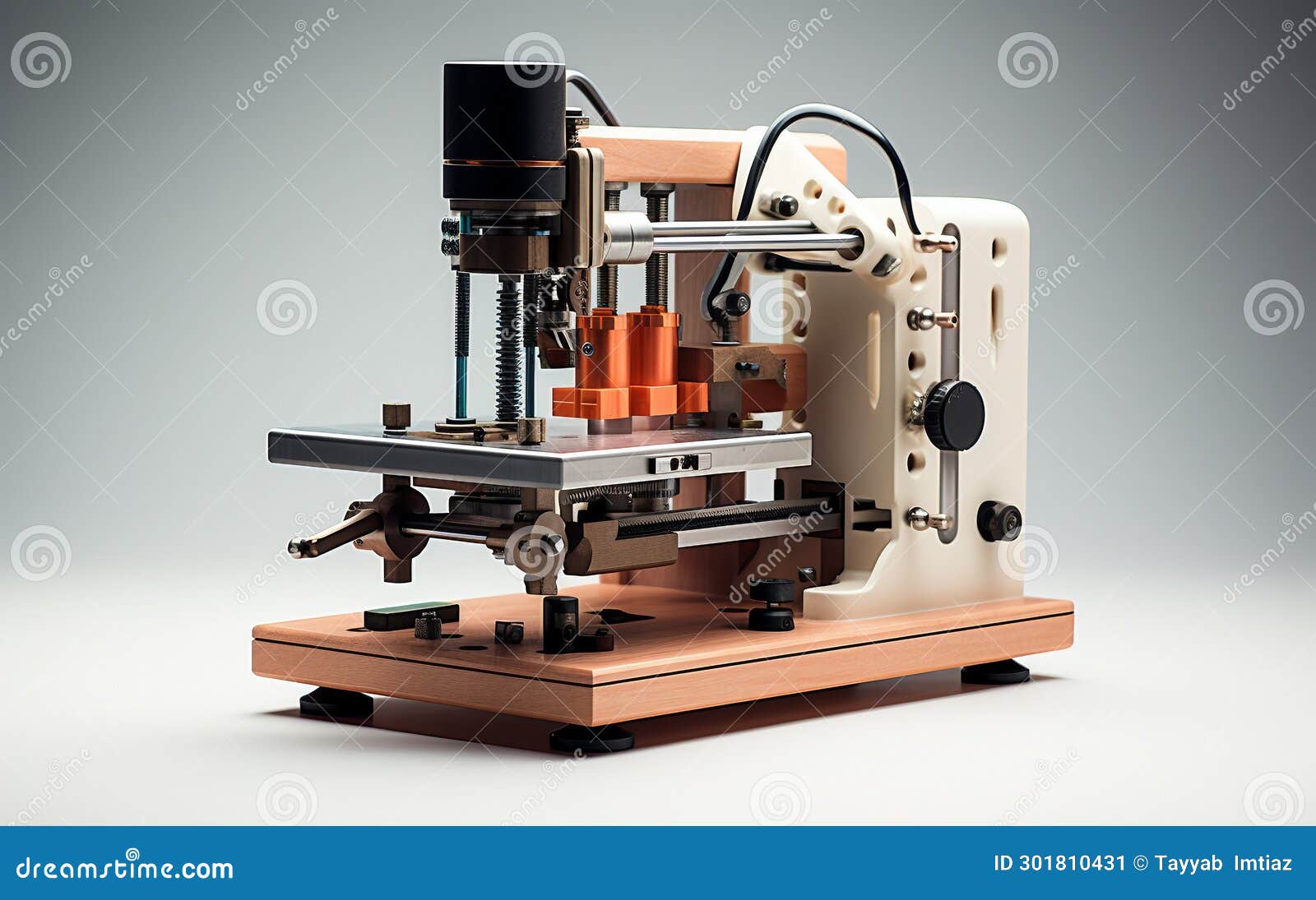 Woodworking Precision: the Mortiser Tool Isolated on Transparent ...