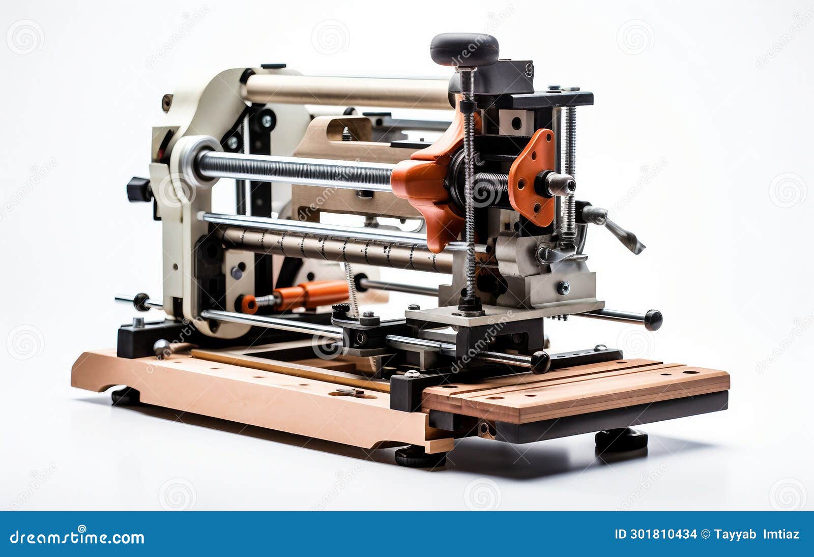 Woodworking Precision: the Mortiser Tool Isolated on Transparent ...