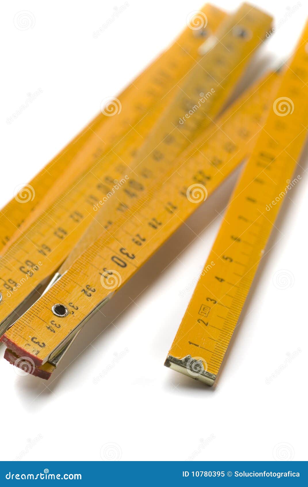 Woodworking rule stock image. Image of yellow, inches - 10780395