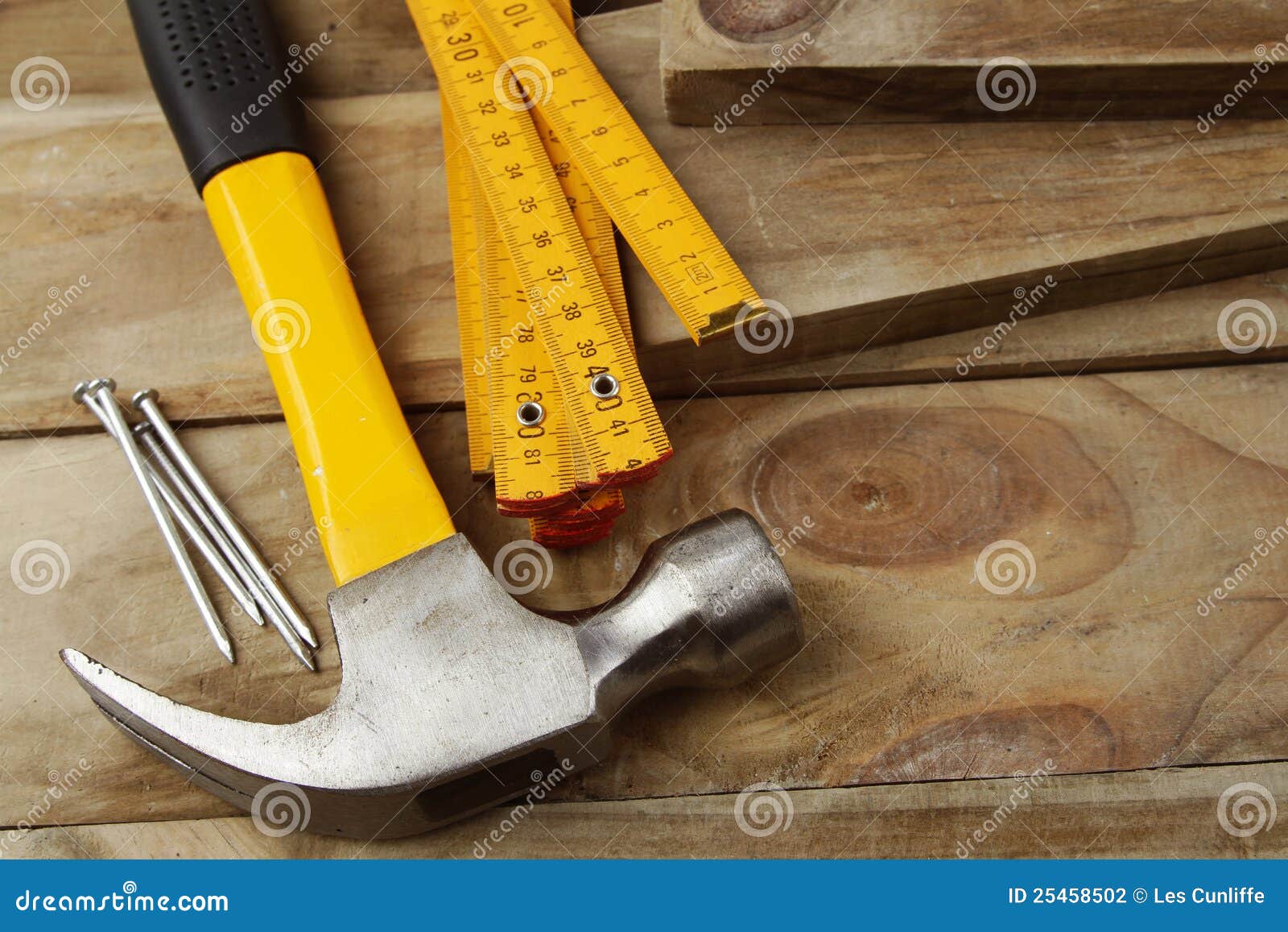 Woodworking tools stock photo. Image of macro, decking - 25458502