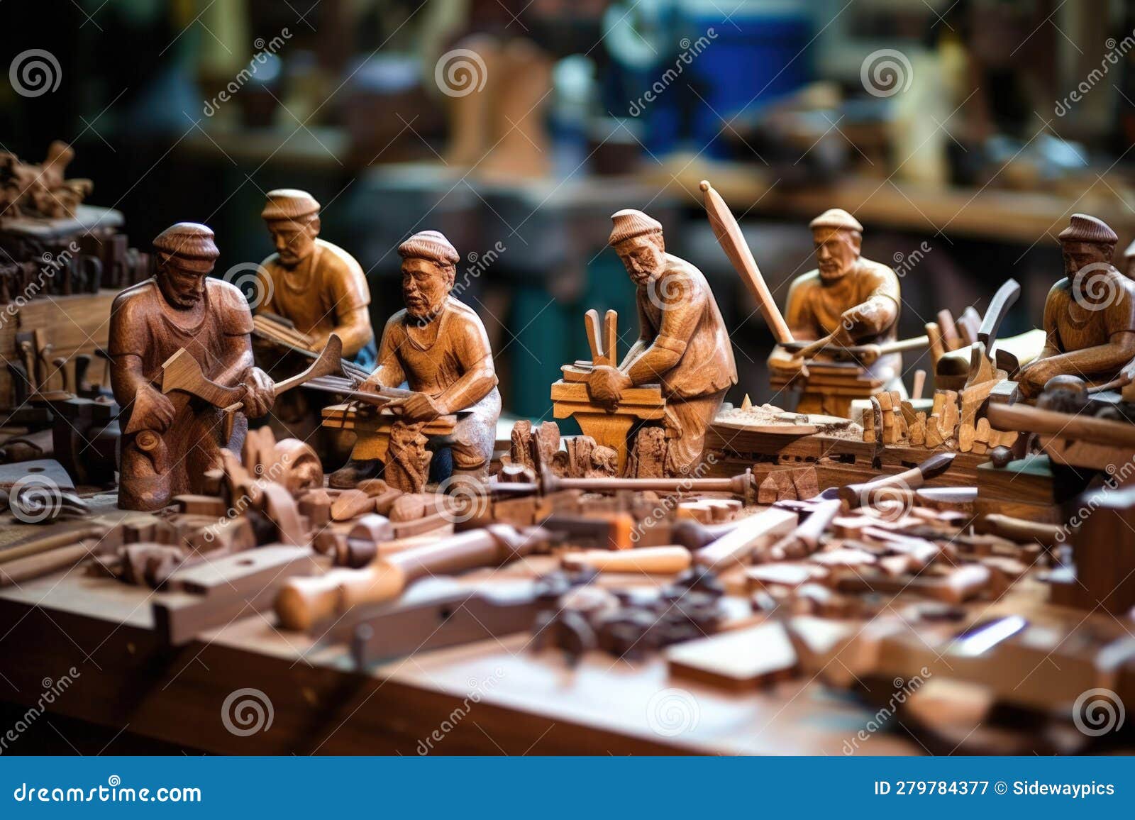 Woodworking Tools - Generative AI Stock Illustration - Illustration of ...