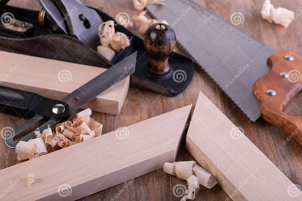 Woodworking tools stock photo. Image of tool, wood, woodwork - 133473890