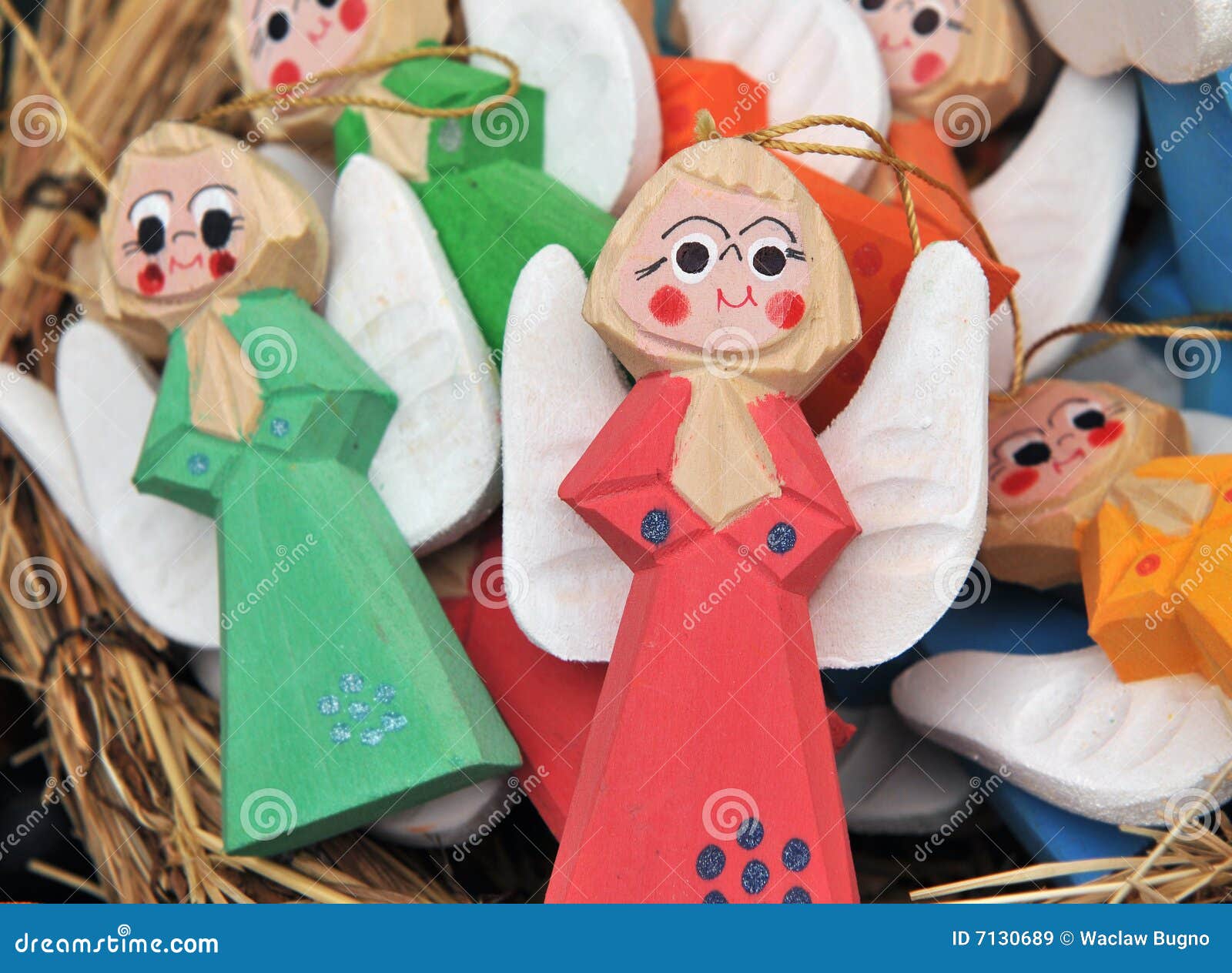 Woody, Hand Colored Angels Figures Stock Image - Image of christmas ...