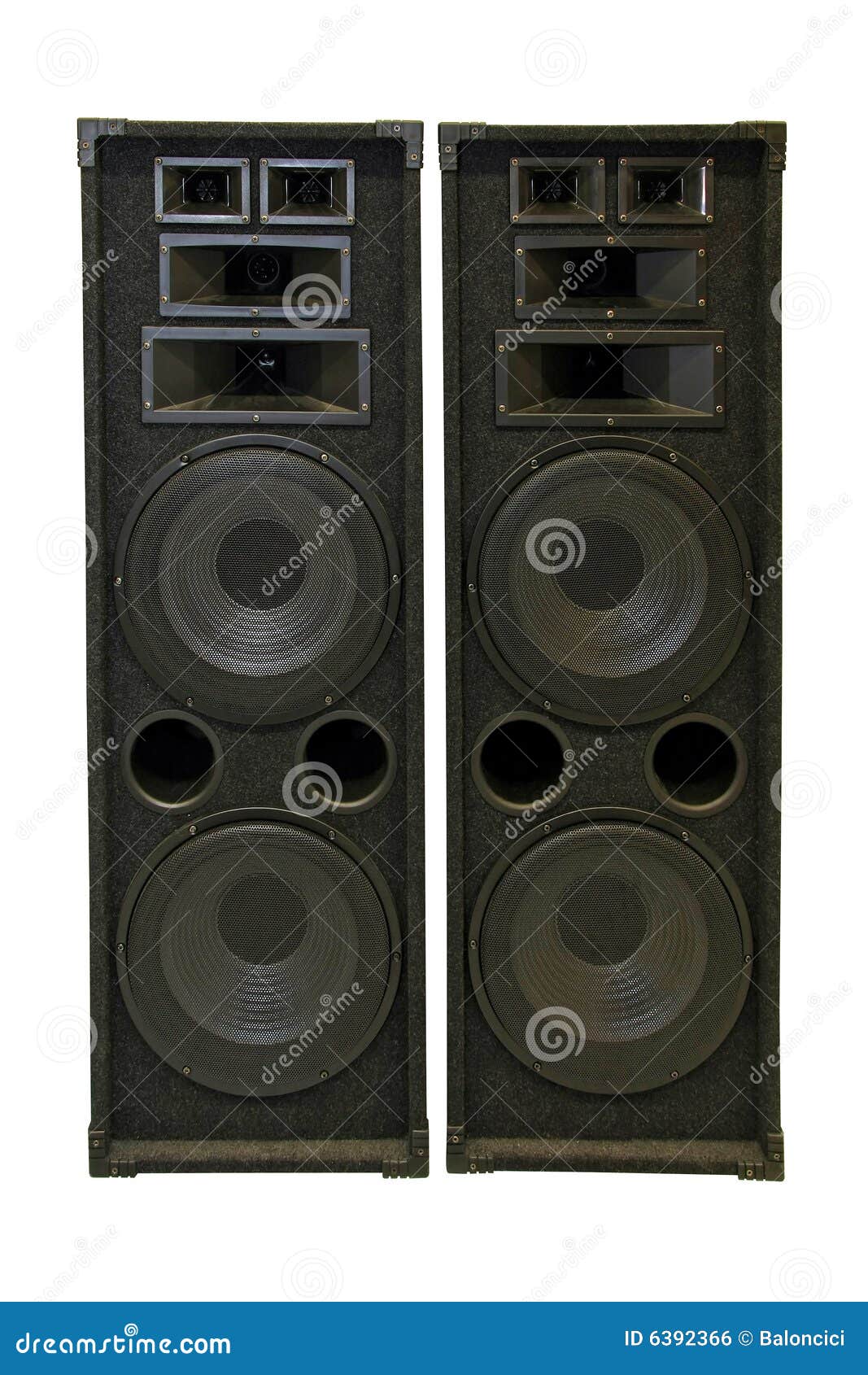 Woofers stock photo. Image of speaker, powerful, woofers - 6392366