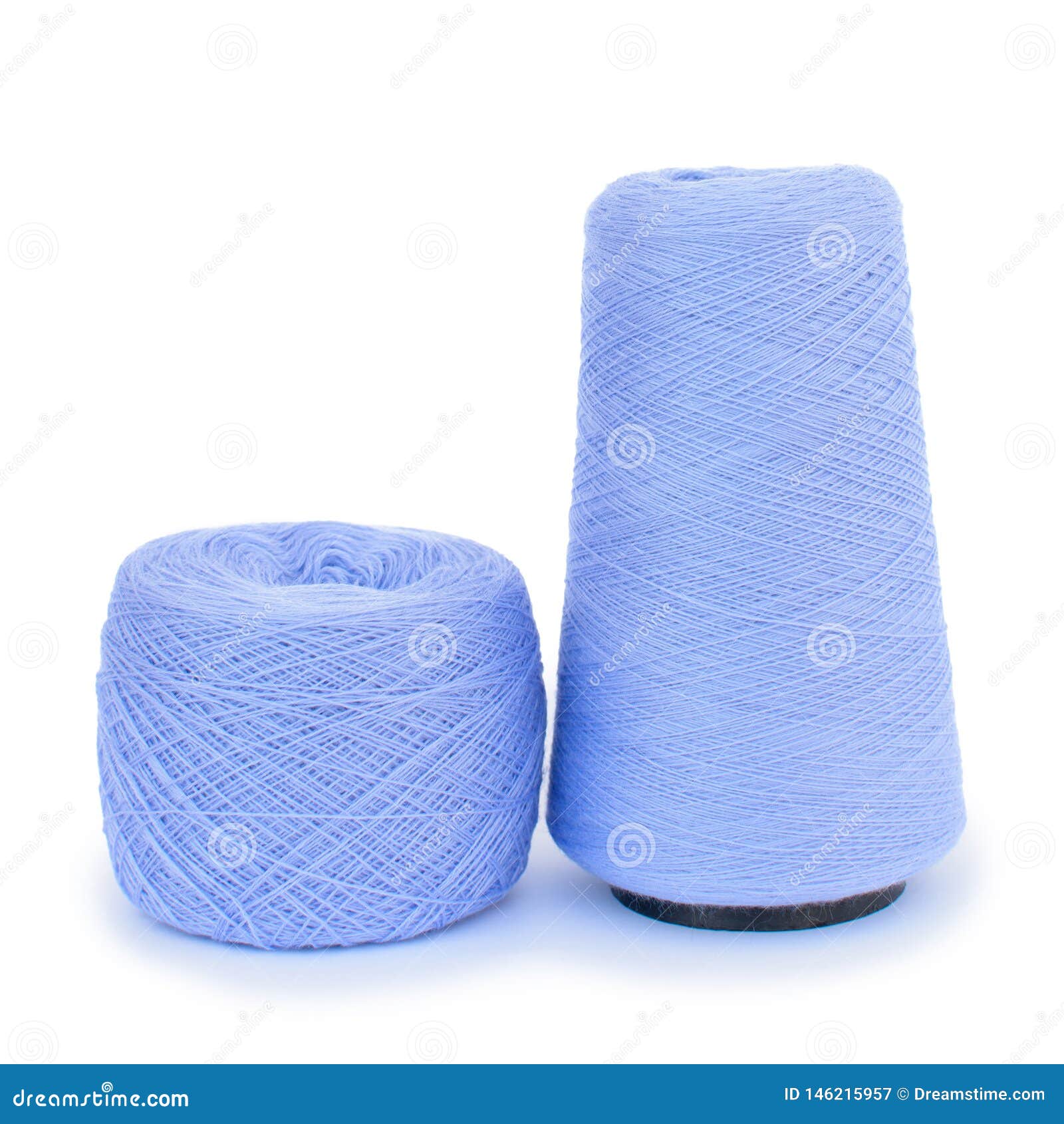 Blue Wool Yarn for Knitting Stock Image - Image of rope, hobby: 146215957