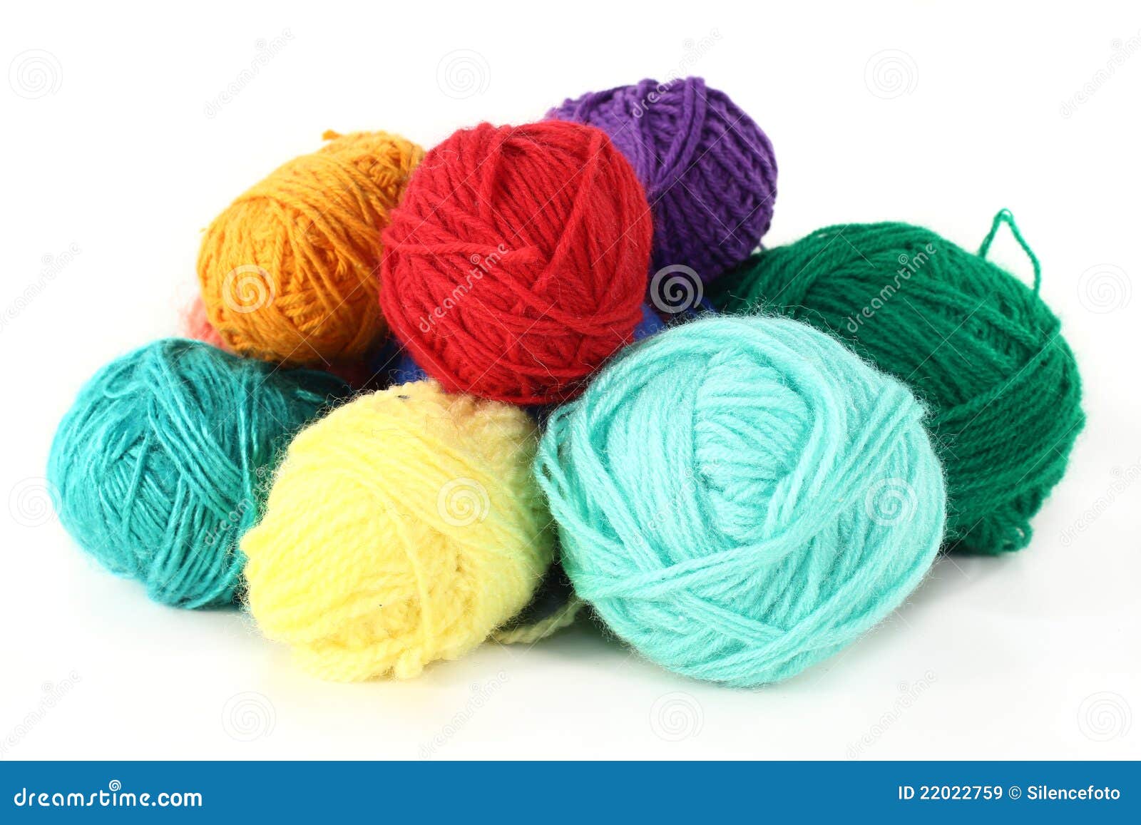 Wool stock image. Image of yarn, natural, cotton, knitting - 22022759