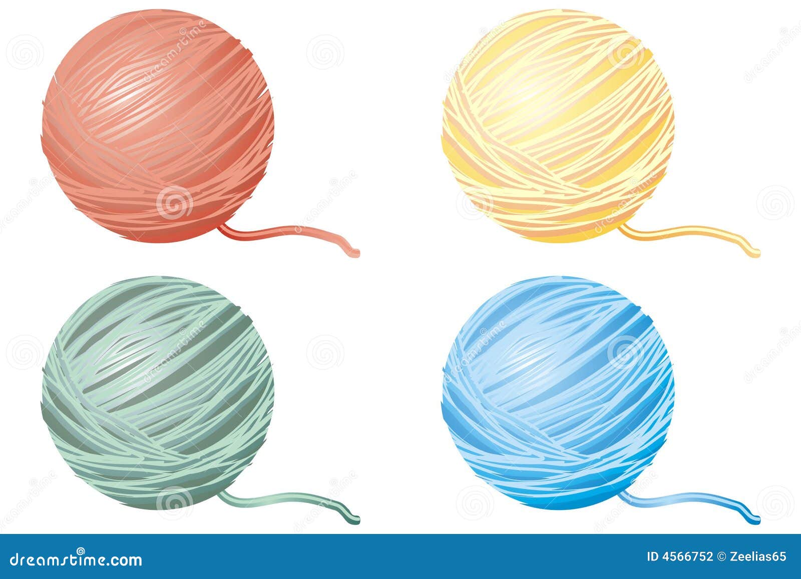 Wool stock vector. Illustration of wool, colored, pullover - 4566752