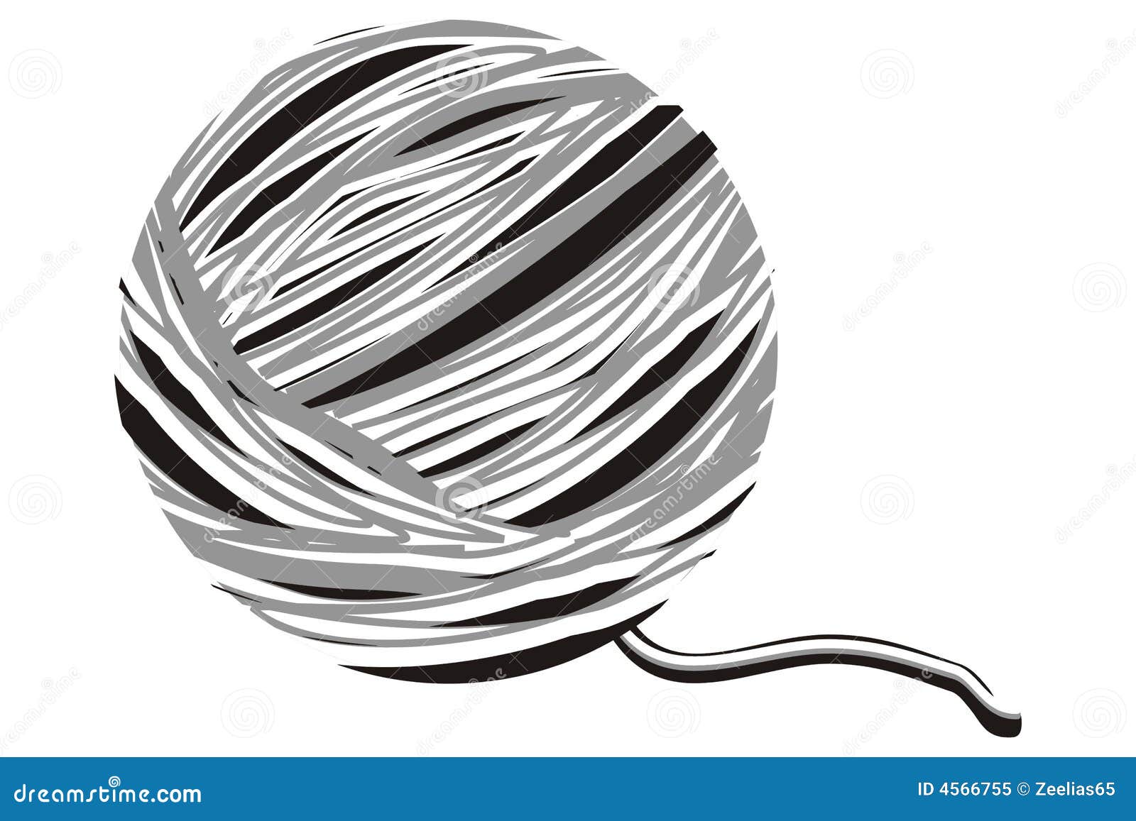 Wool stock vector. Illustration of lines, knitting, pullover - 4566755