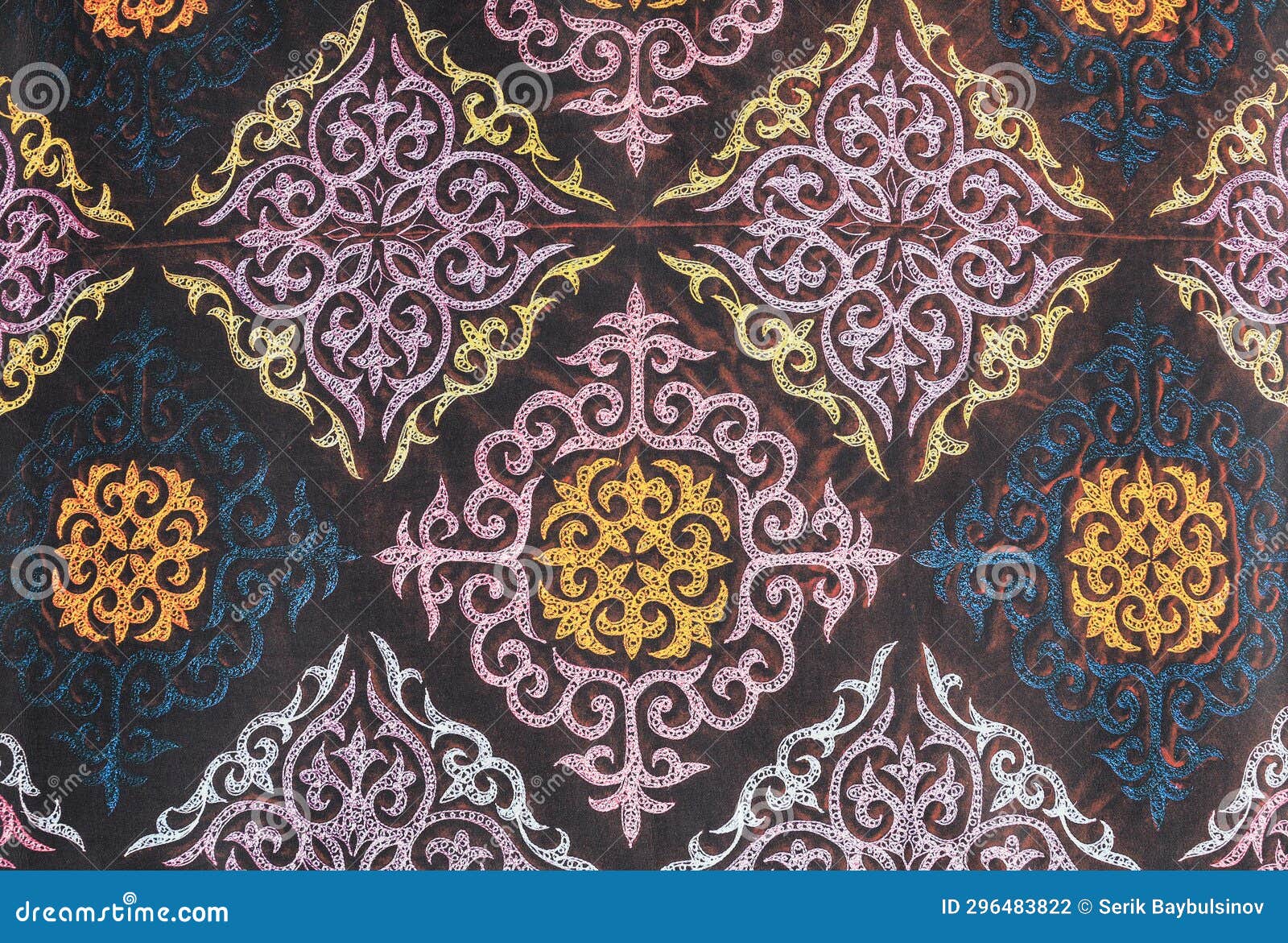 Wool Carpet , Kazakh Pattern Stock Photo - Image of oriental, wool ...