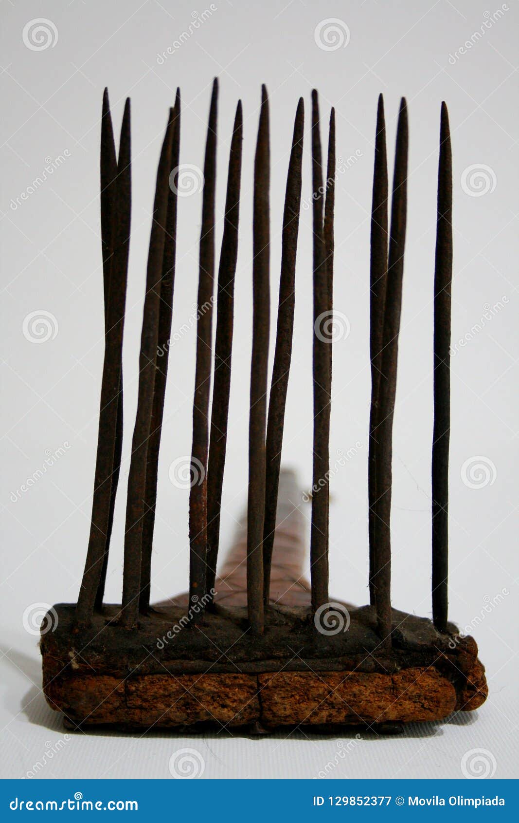 Wool Cleaning Tool on White Background Stock Image - Image of needle ...