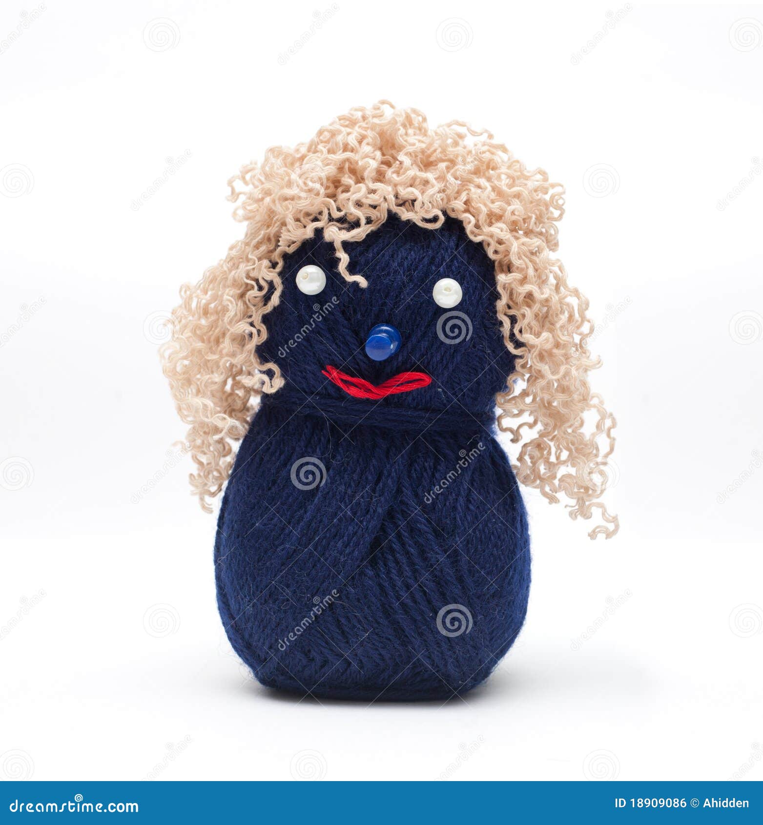 Wool dolls stock photo. Image of closeup, white, childhood - 18909086