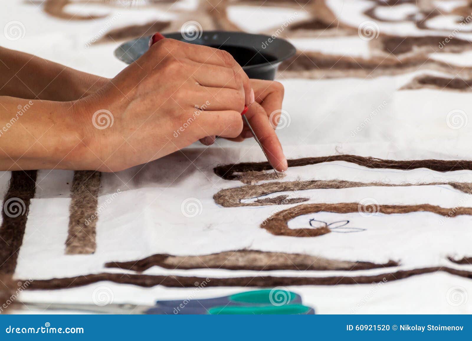 Wool felting stock photo. Image of soap, arts, felting - 60921520