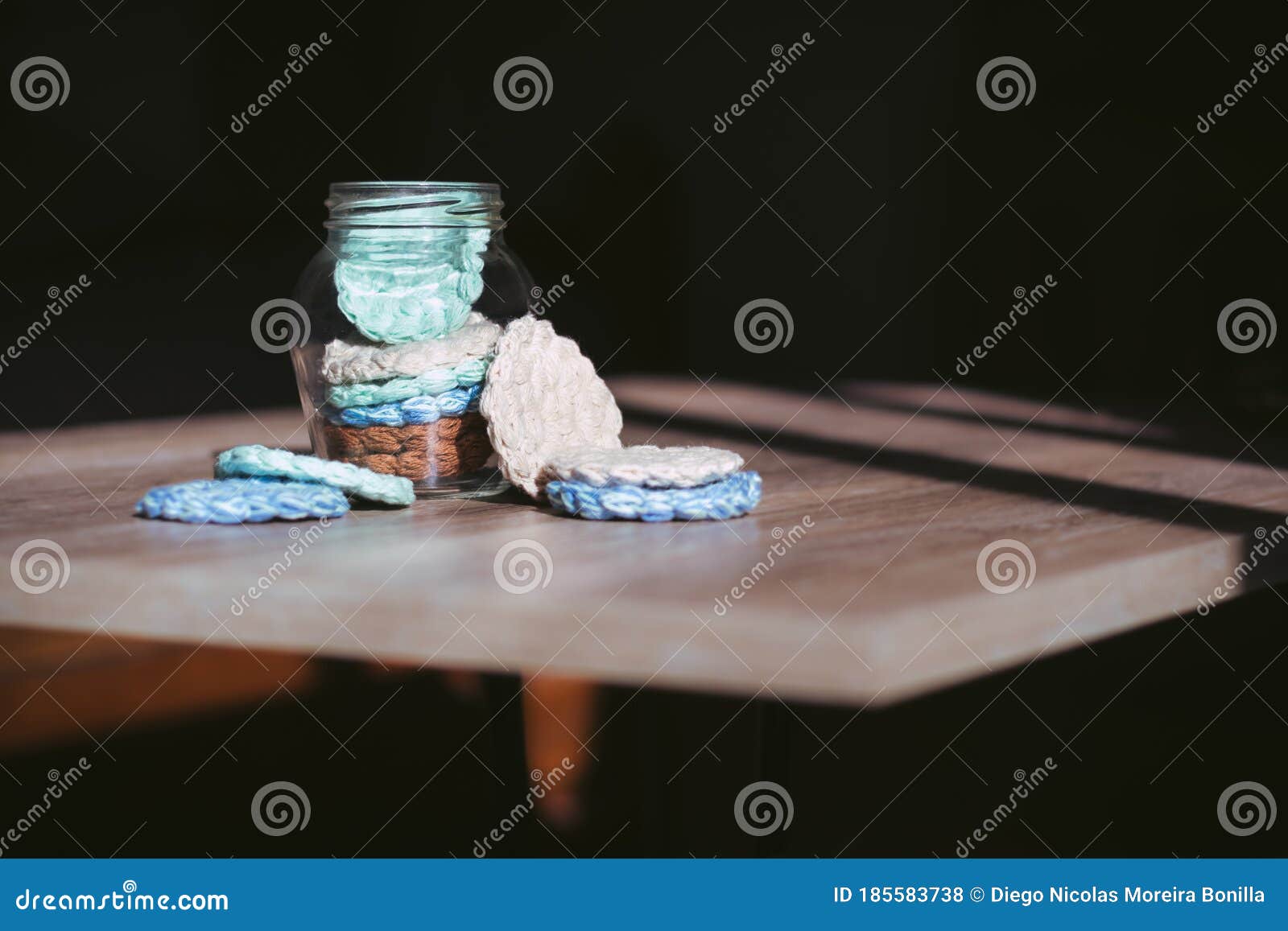 Wool Hand Made Craft Objects Stock Photo - Image of merino, colorful ...