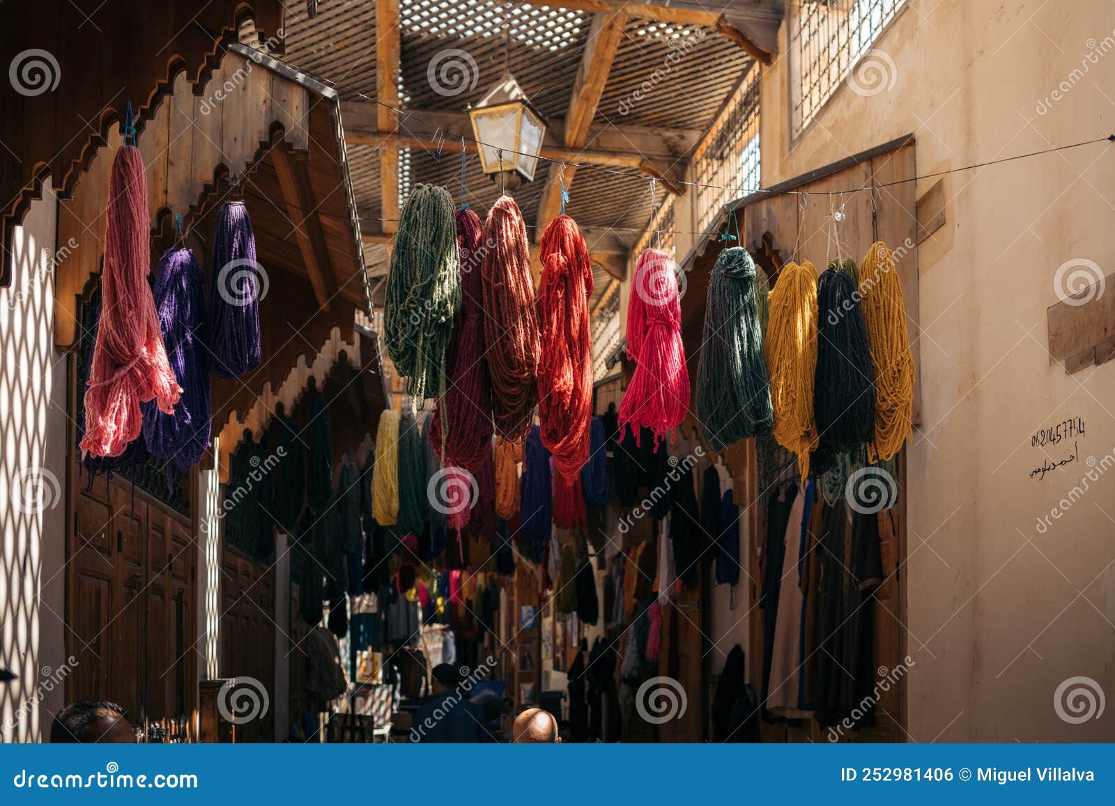 Wool Hanging in a Medina in Morocco Editorial Photo - Image of soft ...