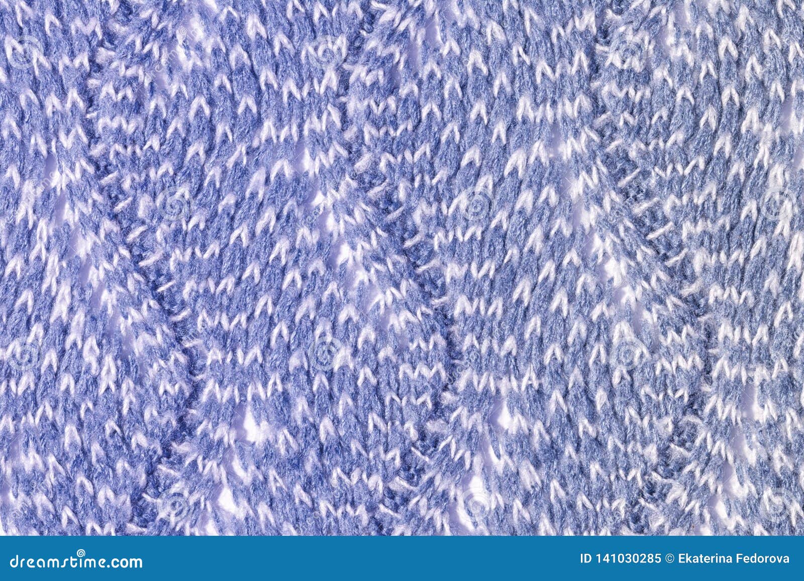 Wool Purple Fabric Close Up. Background with Knitted Texture, Wave ...