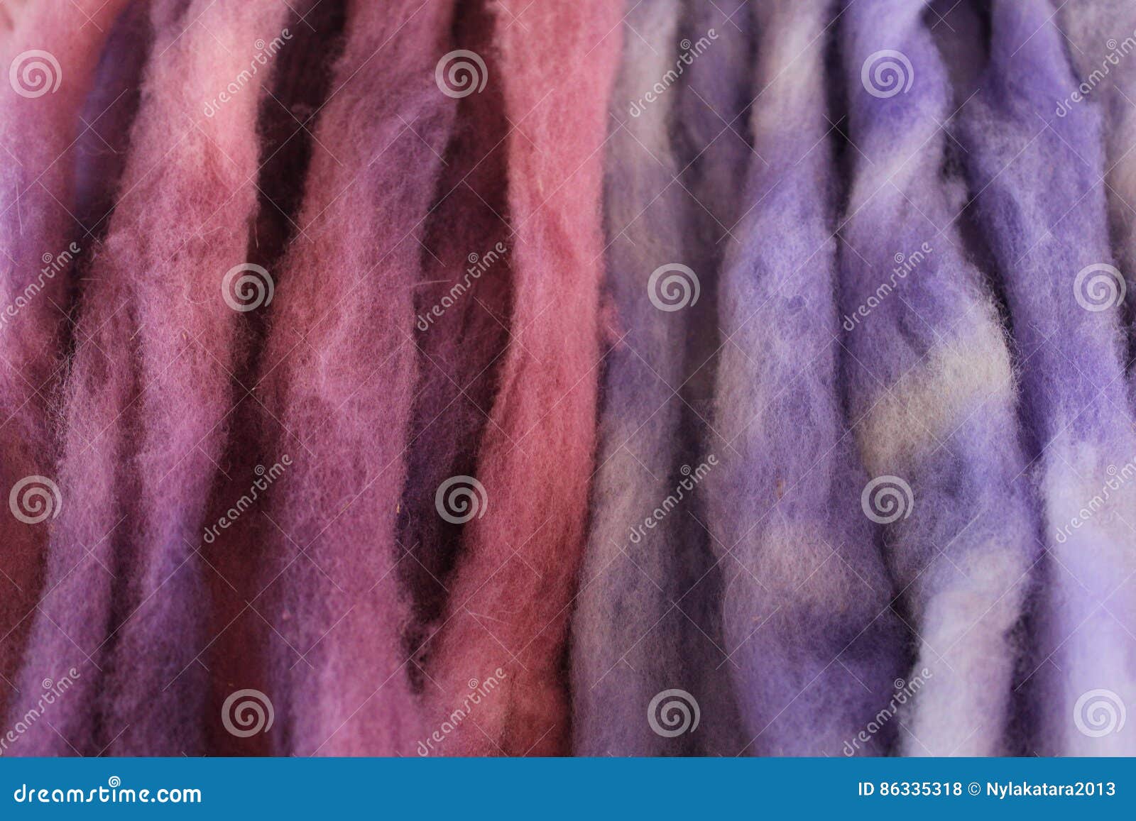 Wool roving stock photo. Image of felt, felted, dyed - 86335318