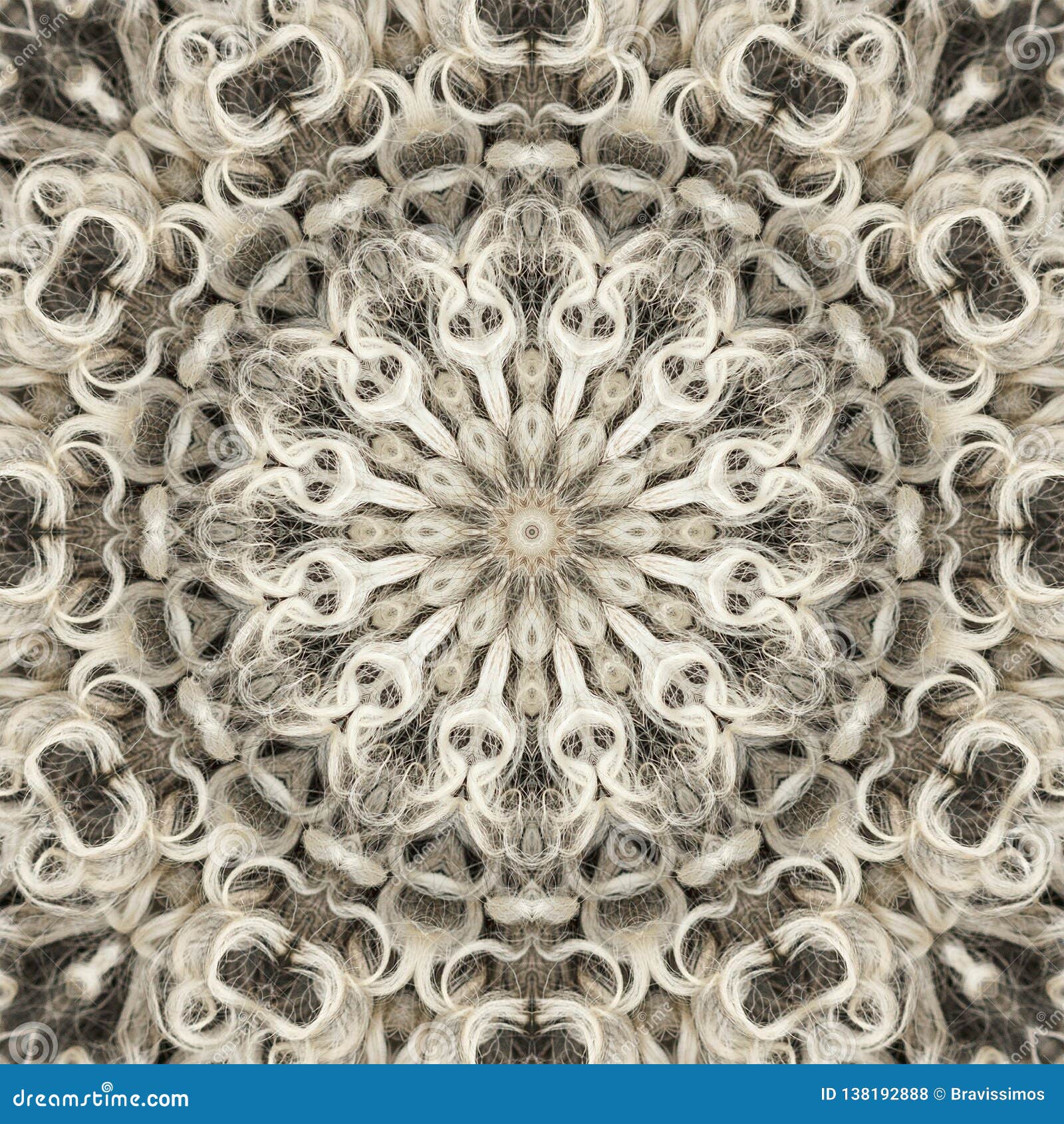 Wool Sheep Abstract Geometric Pattern. Illustration Stock Illustration ...