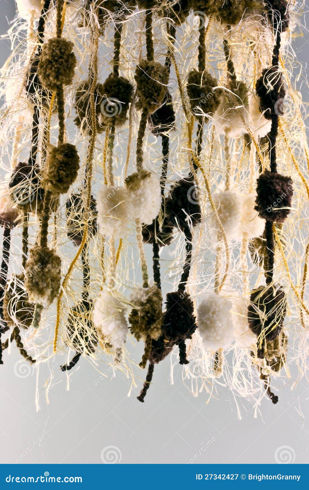Tassels stock image. Image of textures, woolly, pompoms - 27342427