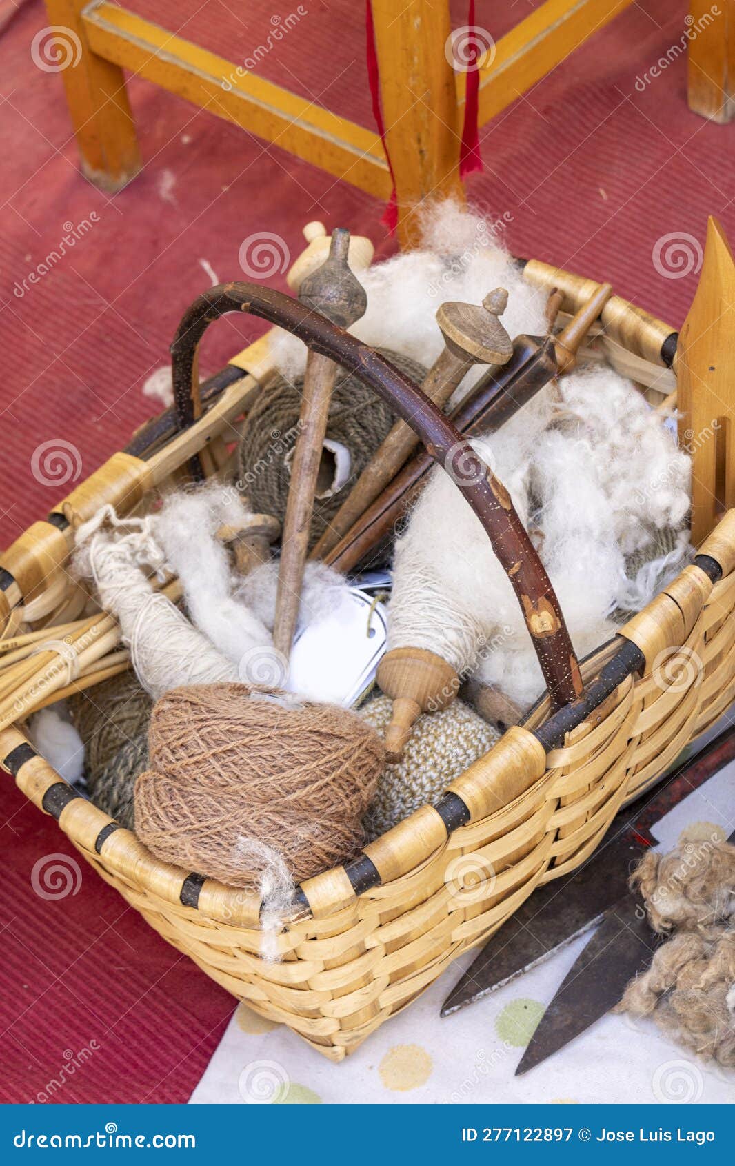 Wool Working Utensils for Wool Processing Stock Image - Image of ...
