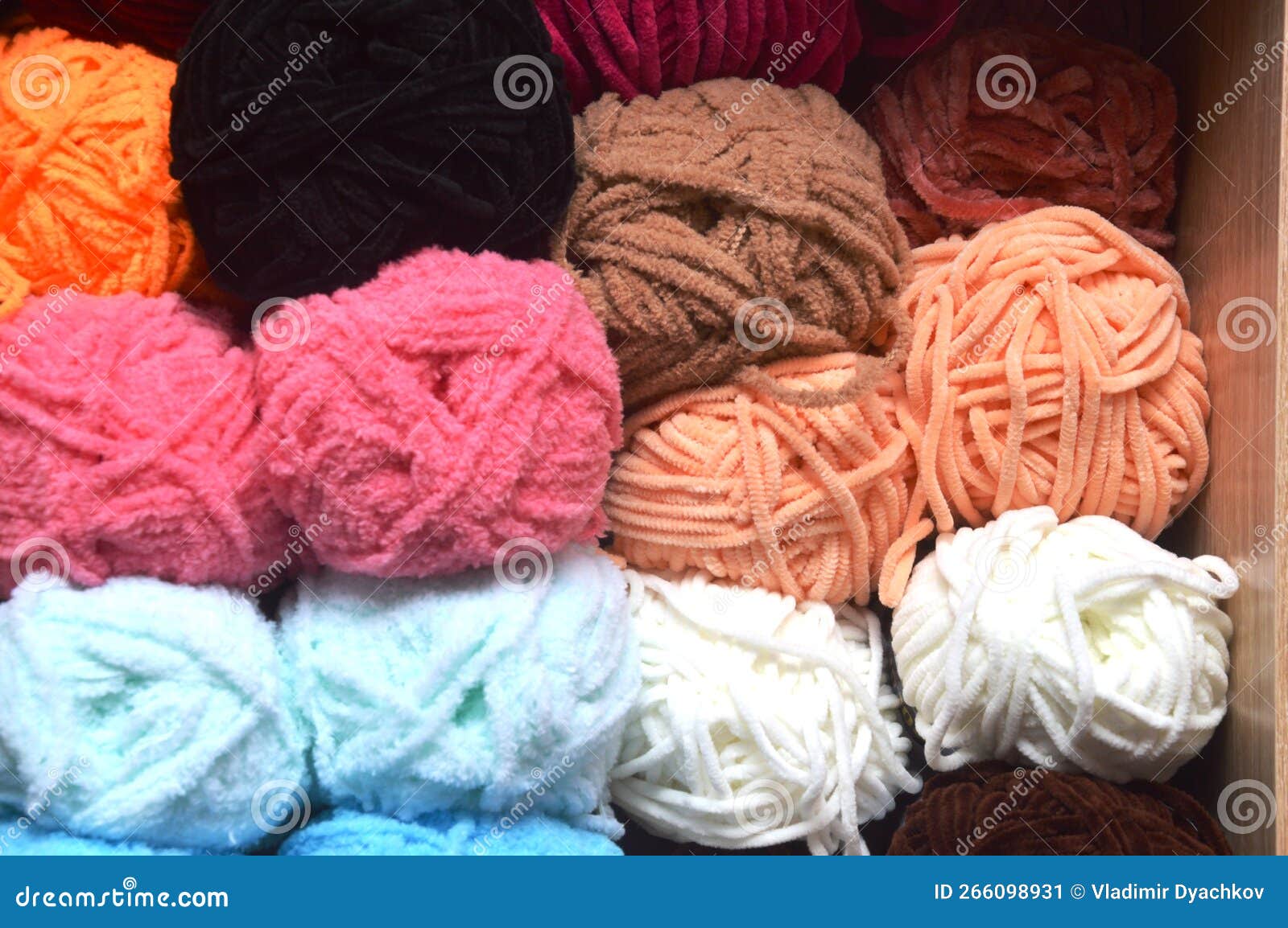 Wool yarn stock image. Image of fluffy, spin, weave - 266098931
