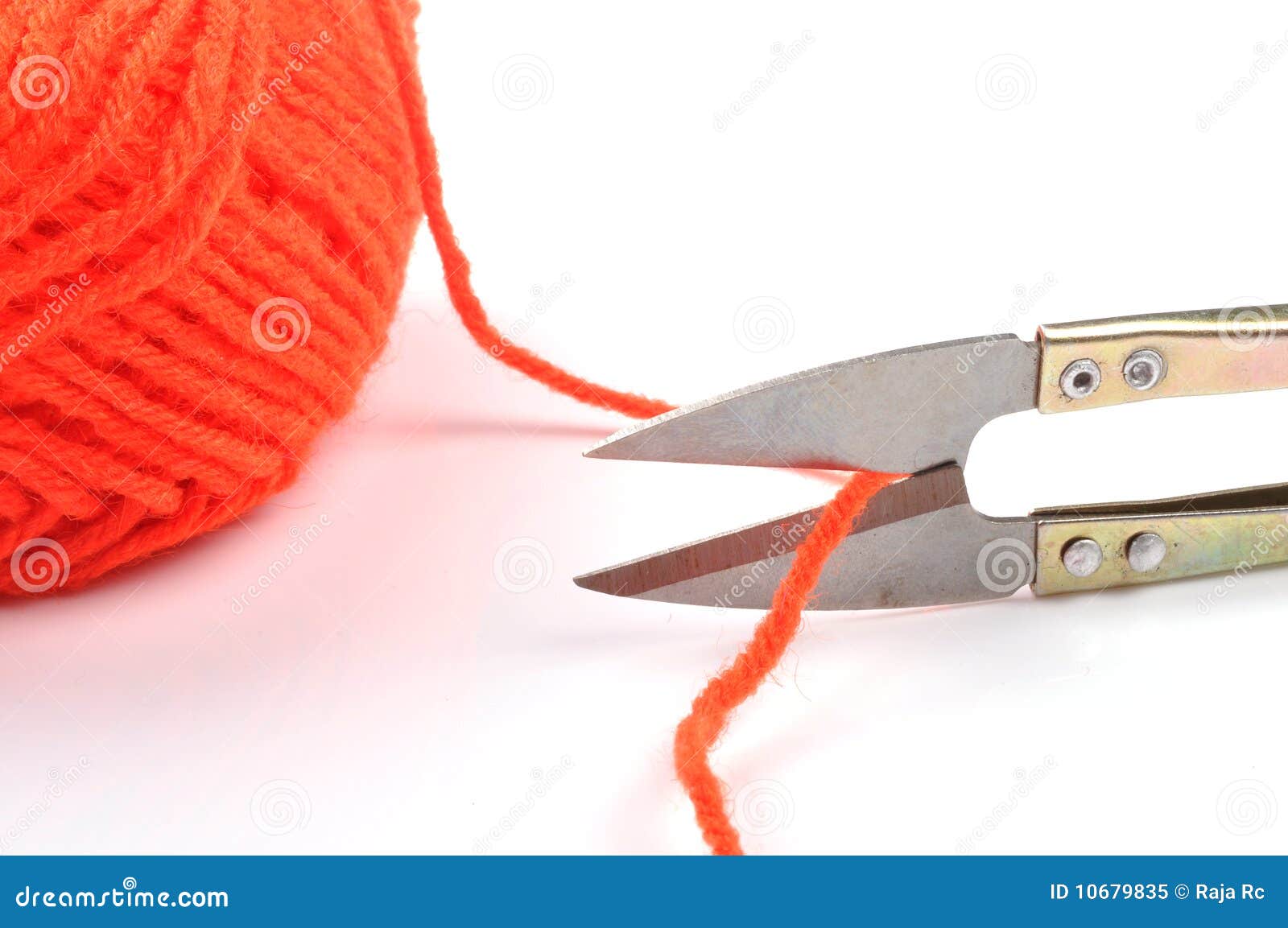 Woolen ball stock image. Image of unravel, knitting, white - 10679835