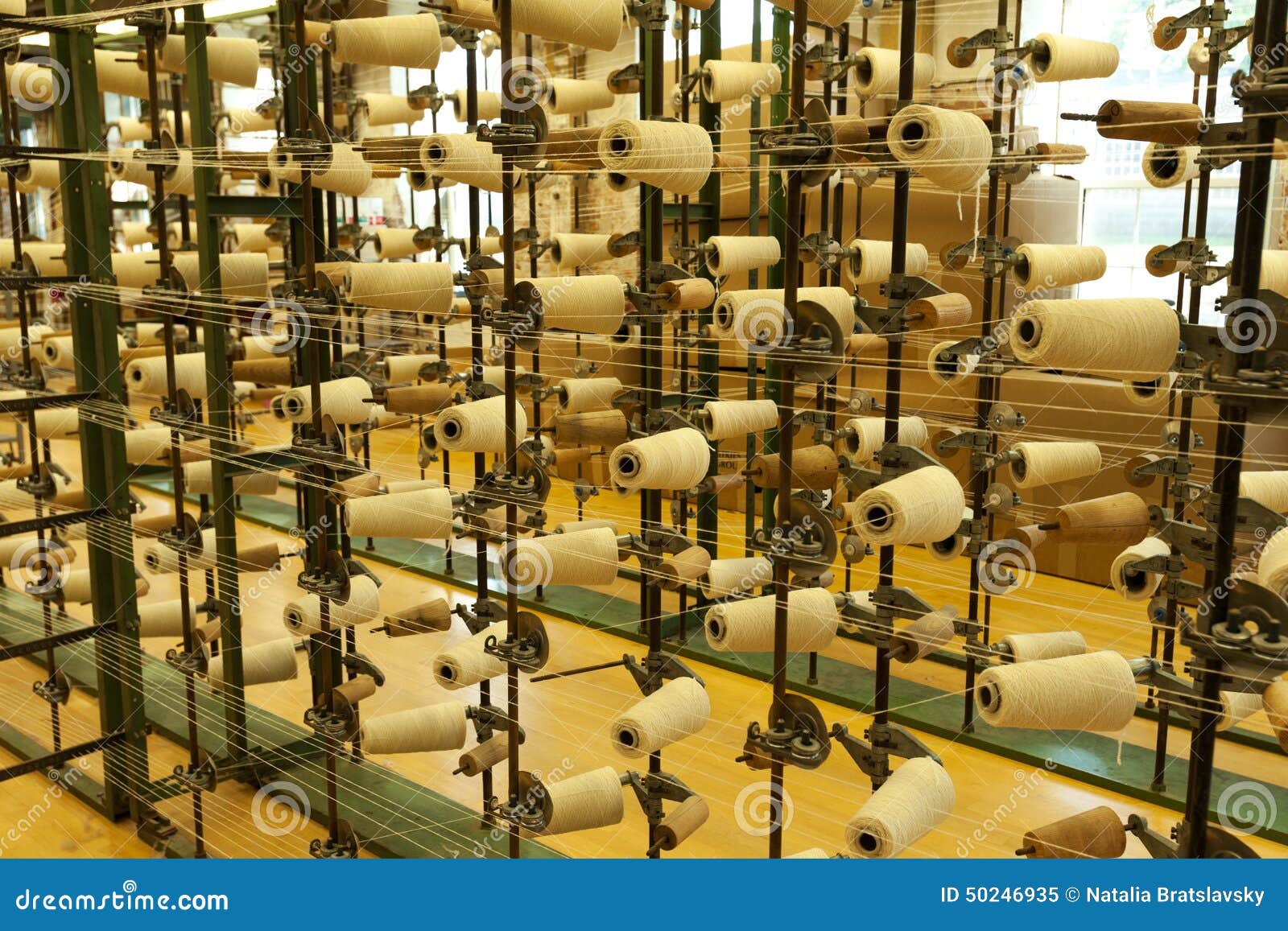 Woolen mill stock image. Image of middle, local, machinery - 50246935