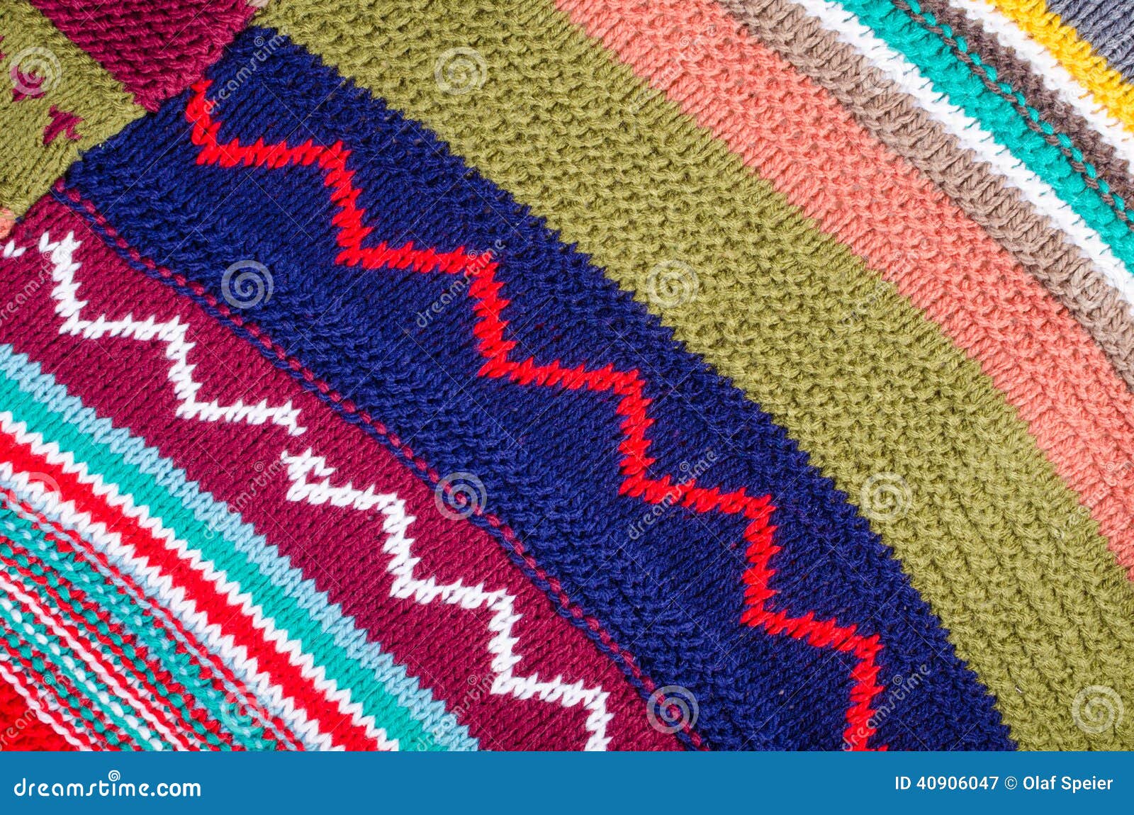 Woolen Patchwork Background Stock Image - Image of handicraft ...