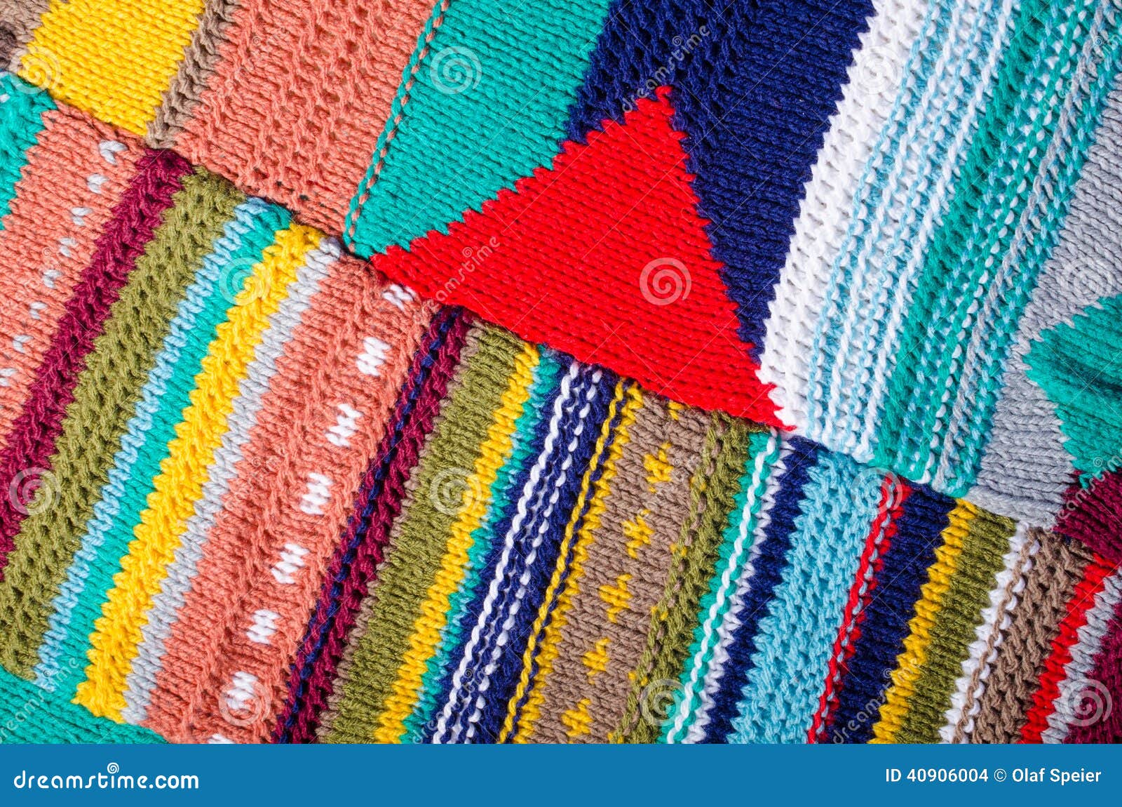 Woolen patchwork pattern stock photo. Image of patchwork - 40906004