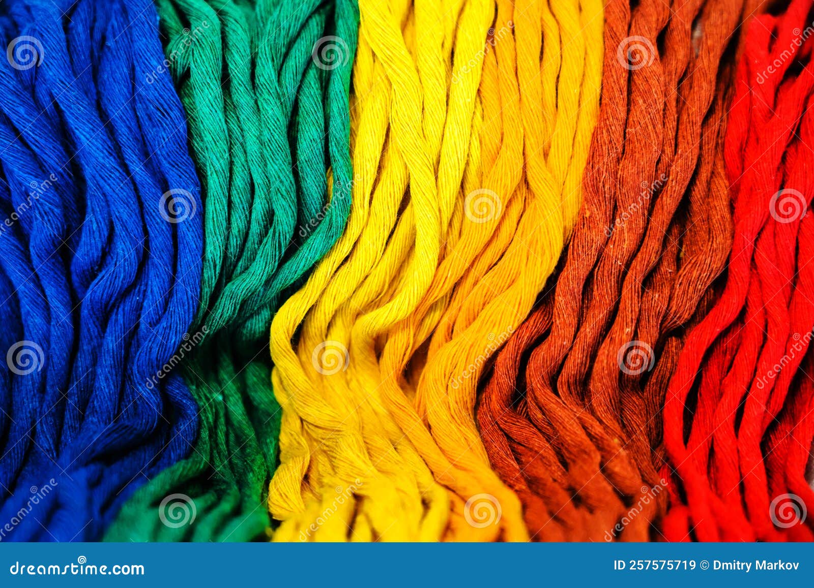 Woolen Threads of Different Colors. Material for Knitting Clothes and ...