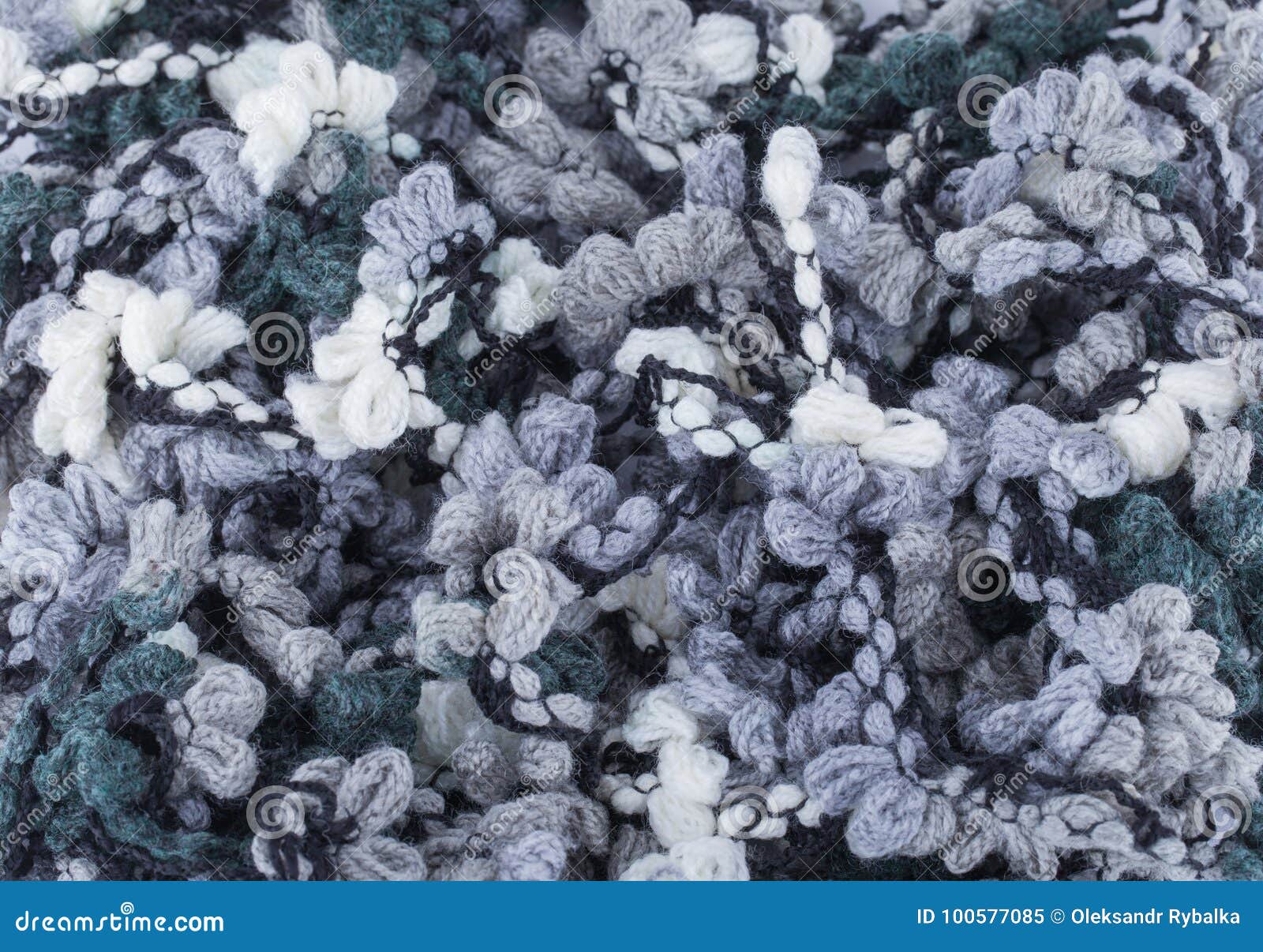 Woolen Threads of Gray Shades Background Stock Image - Image of sewing ...