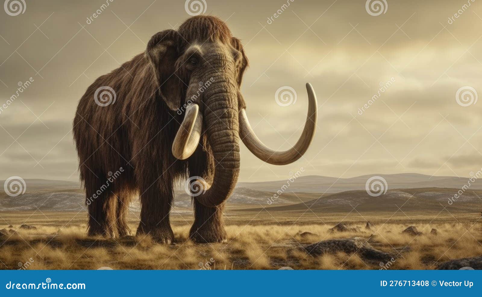 Woolly Mammoth. Mammoth Generative AI Stock Photography | CartoonDealer ...