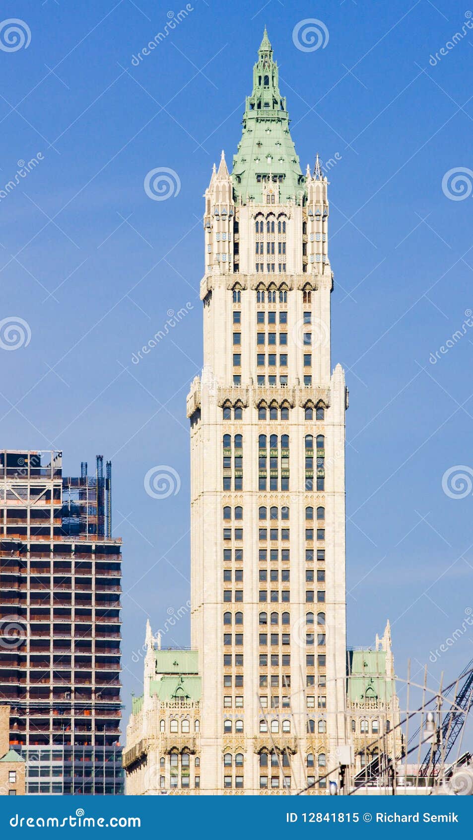 Woolworth building stock image. Image of building, atlantic - 12841815