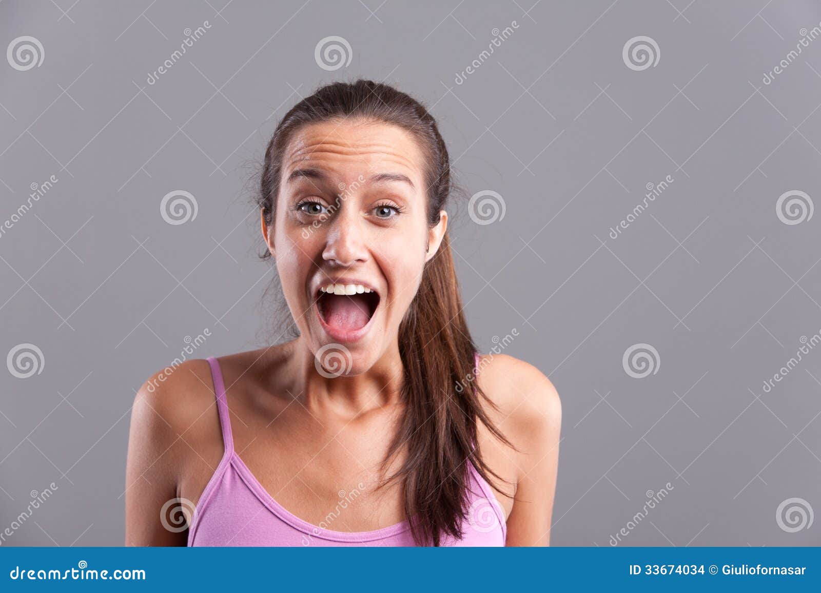 Wooow! stock photo. Image of expression, adult, human - 33674034