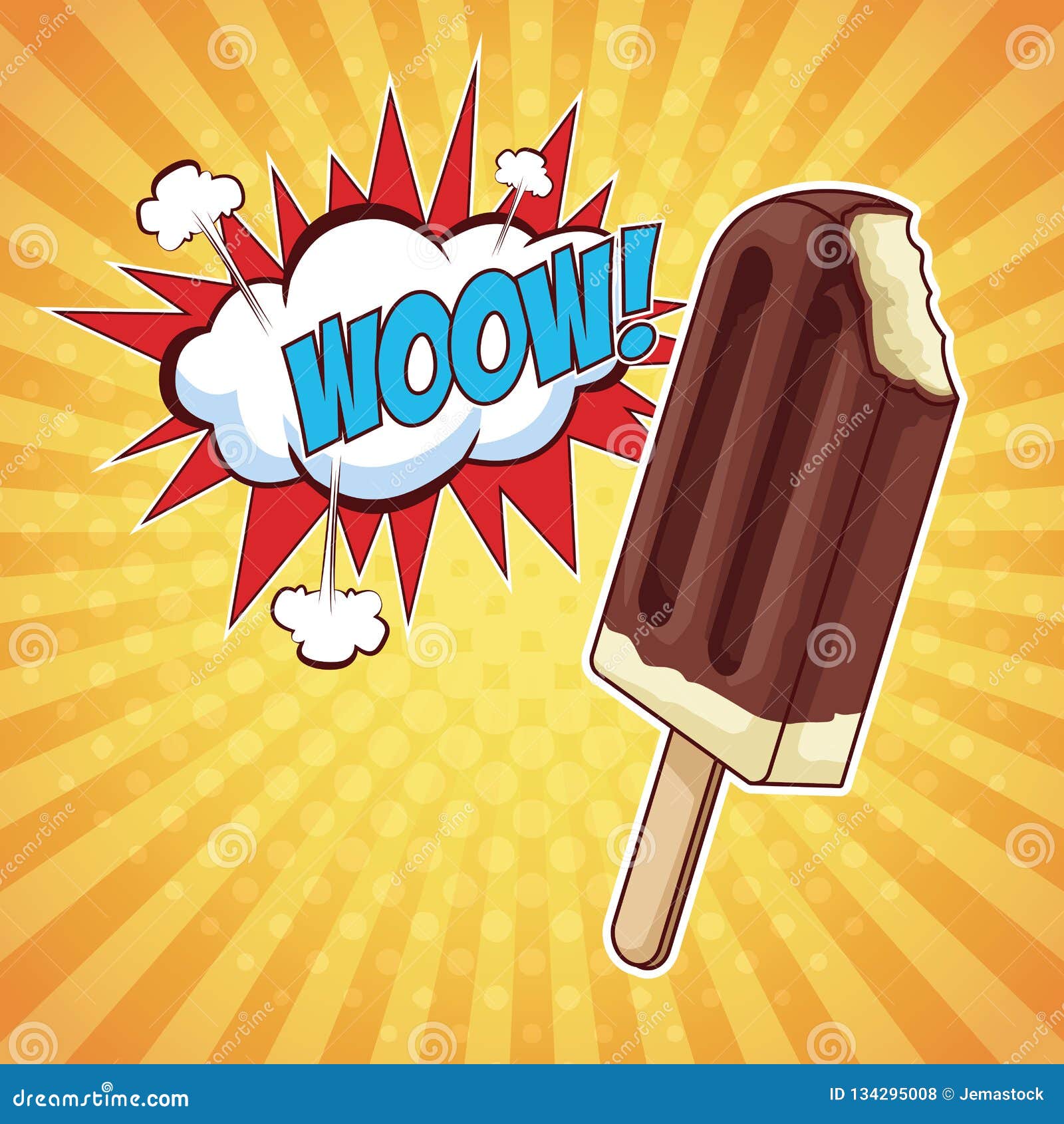 Woow Pop Art Vector Illustration | CartoonDealer.com #134295008