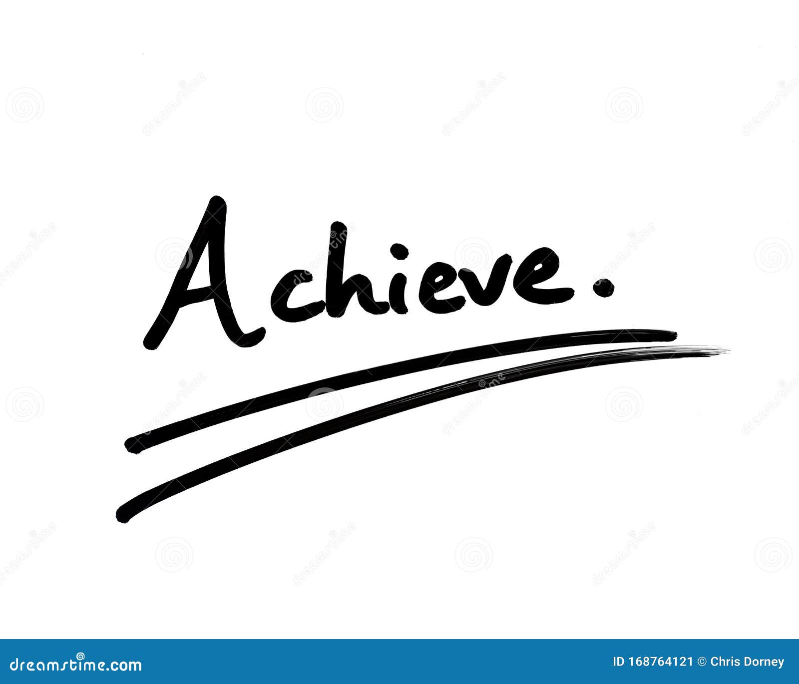 Achieve stock illustration. Illustration of believe - 168764121