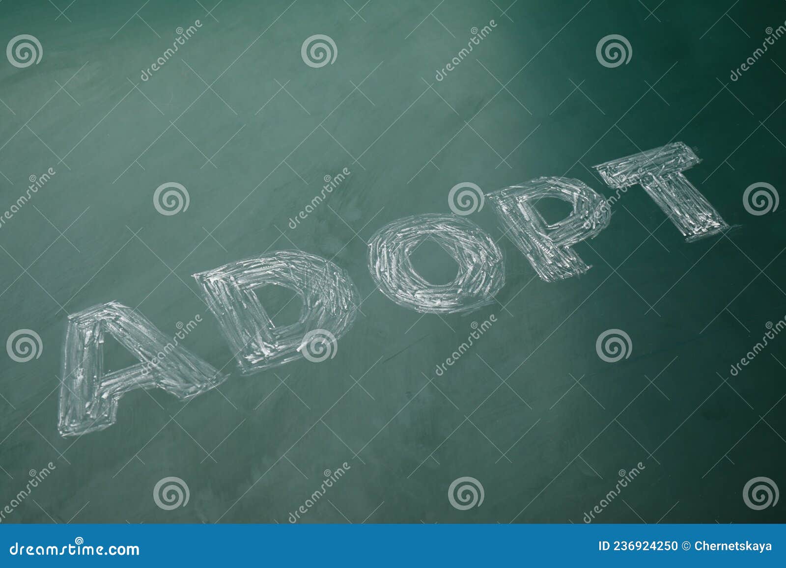Word Adopt Written with Chalk on Board Stock Photo - Image of adopt ...