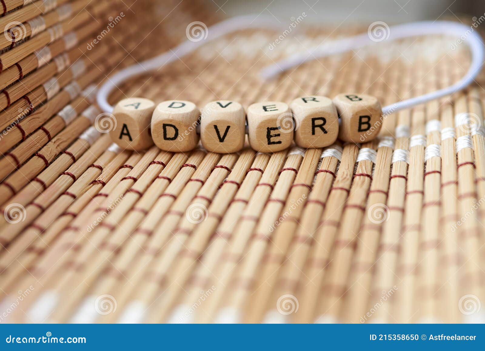 Adverb - Word From Wooden Blocks With Letters Royalty-Free Stock Image ...