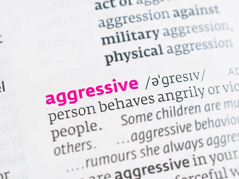 The Word "aggressive" Against the Background of an Open Dictionary ...