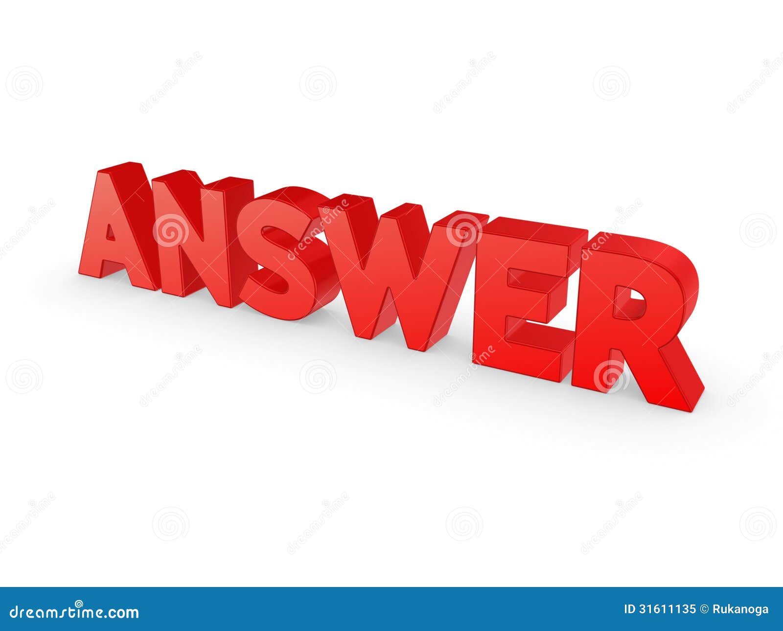 Word ANSWER. stock image. Image of search, query, document - 31611135