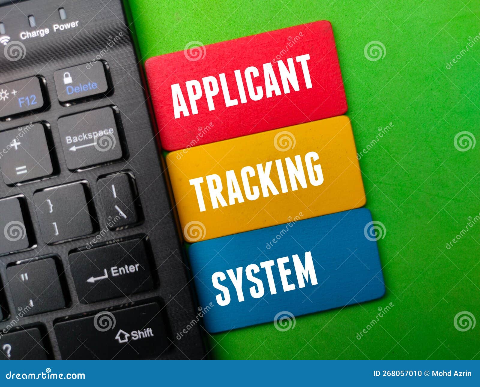 Applicant Tracking System ATS Concept. Collage With A Hand Holding A ...