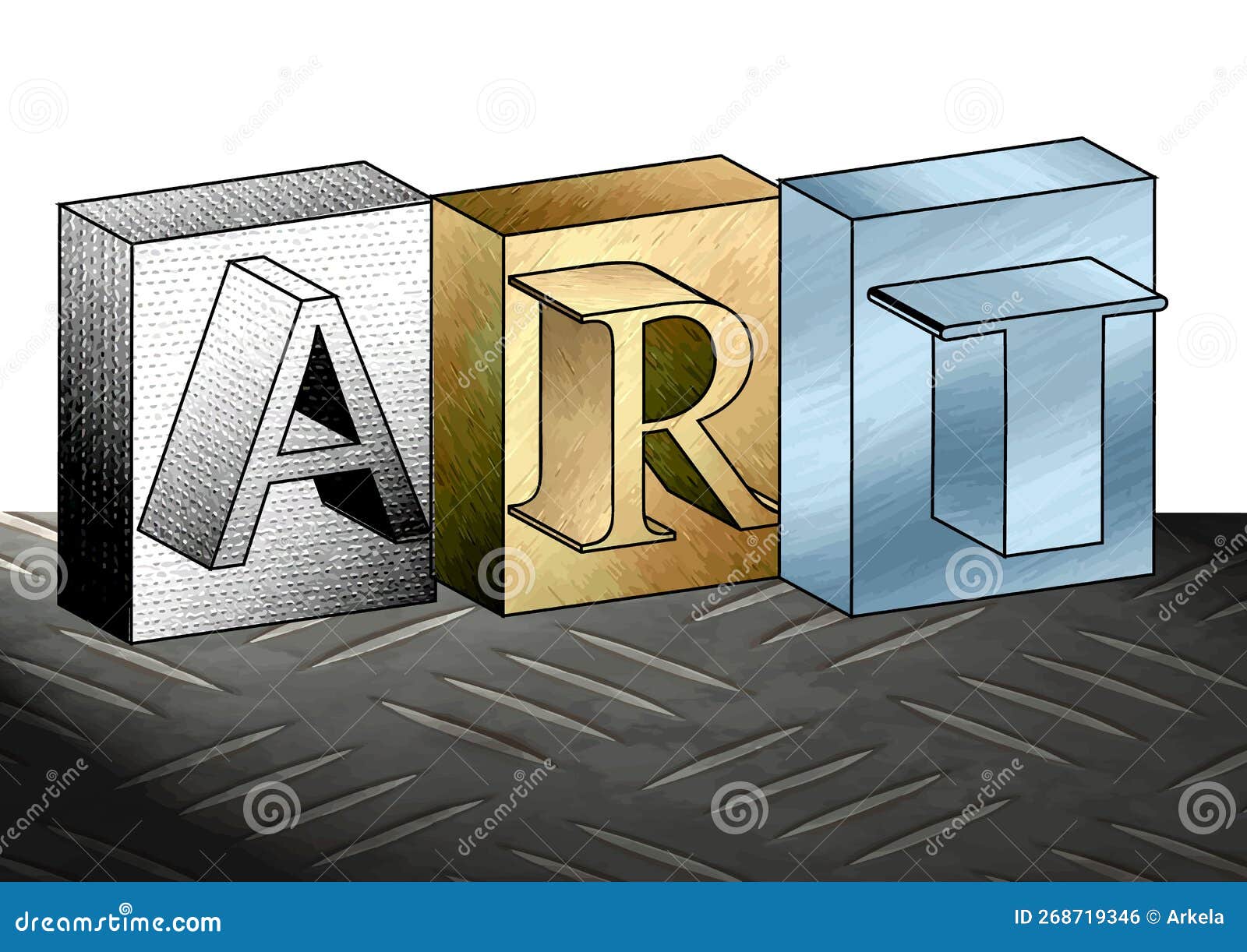 Word Art stock vector. Illustration of text, font, letter - 268719346